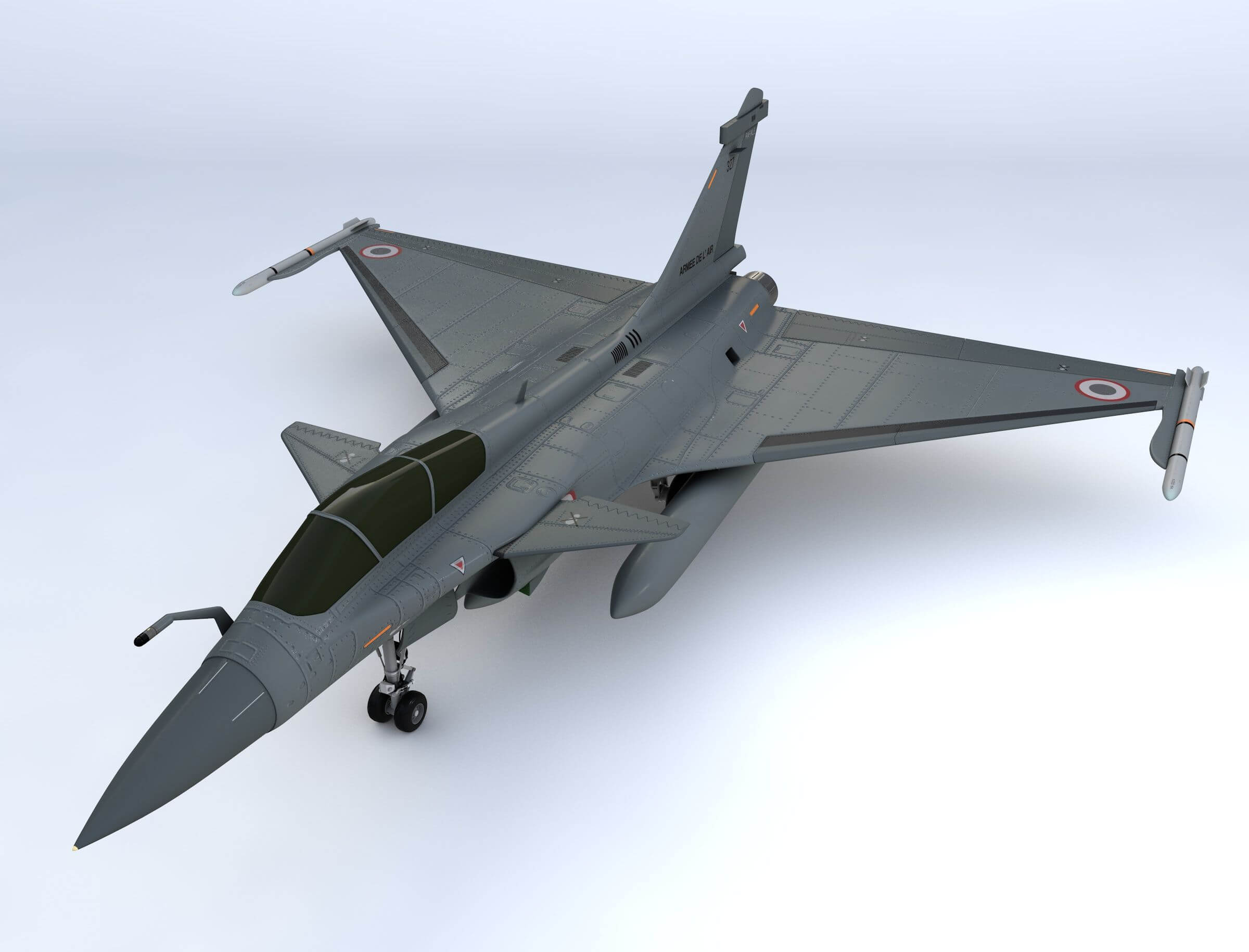 Dassault Rafale - 3D Model by 3dstudio