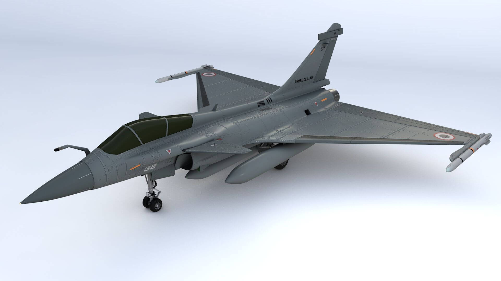 Dassault Rafale - 3D Model by 3dstudio