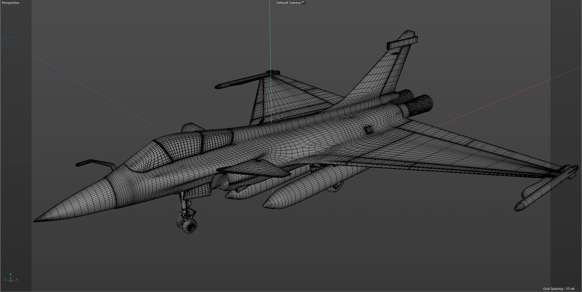 Dassault Rafale - 3D Model by 3dstudio