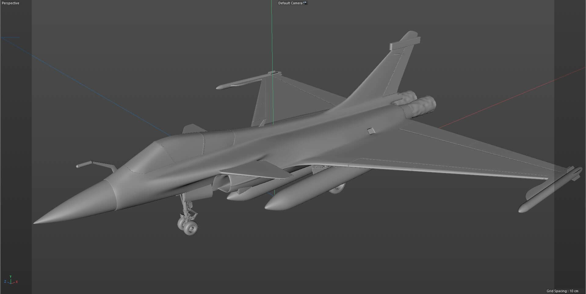 Dassault Rafale - 3D Model by 3dstudio