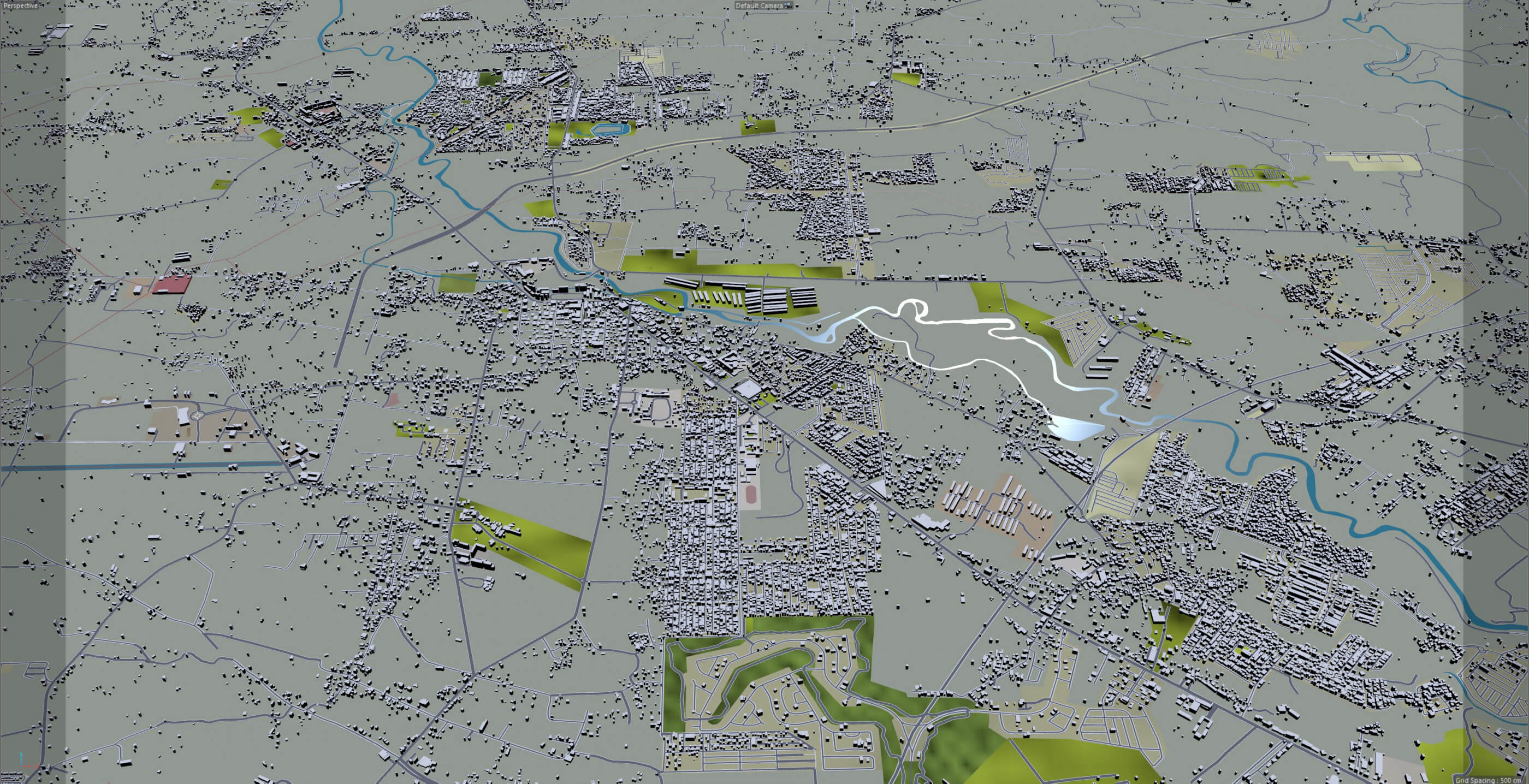 Davao City Philippines 3D Model 40km by 3dstudio