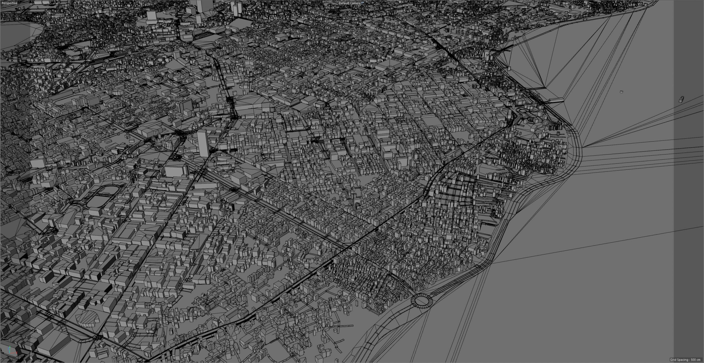 Davao City Philippines 3D Model 40km by 3dstudio