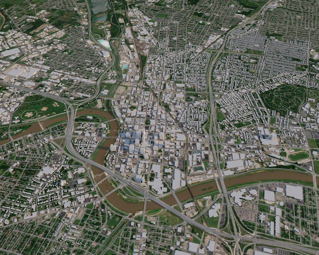 Dayton Ohio - 3D Model by 3dstudio