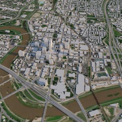 Dayton Ohio - 3D Model by 3dstudio