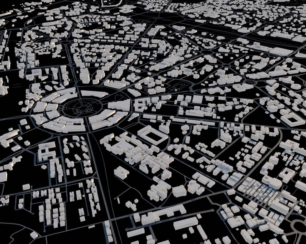 Delhi India - 3D Model by 3dstudio