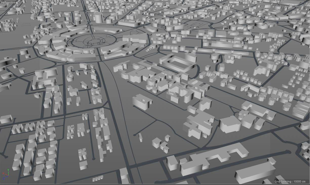 Delhi India - 3D Model by 3dstudio