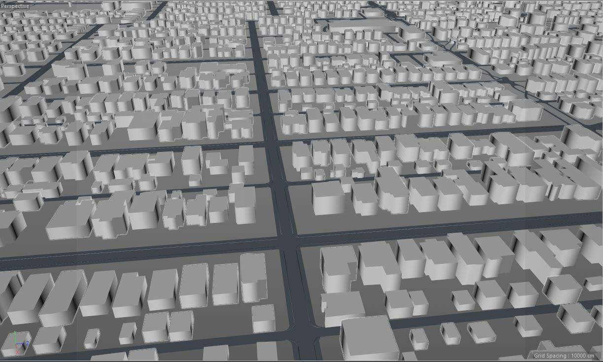 Denver Colorado - 3D Model by 3dstudio