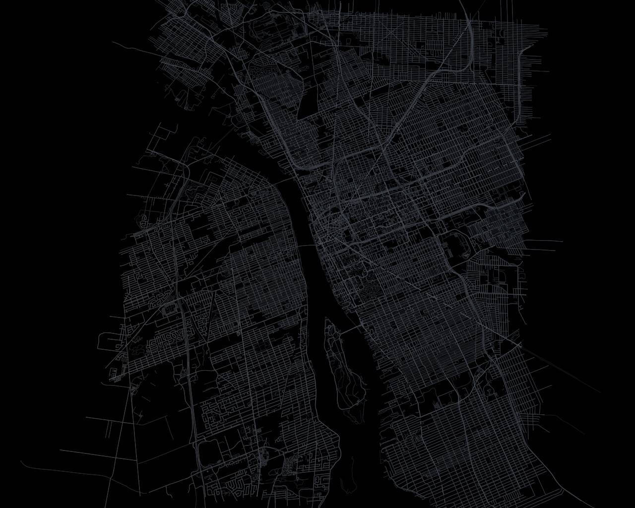 Detroit Michigan - 3D Model by 3dstudio