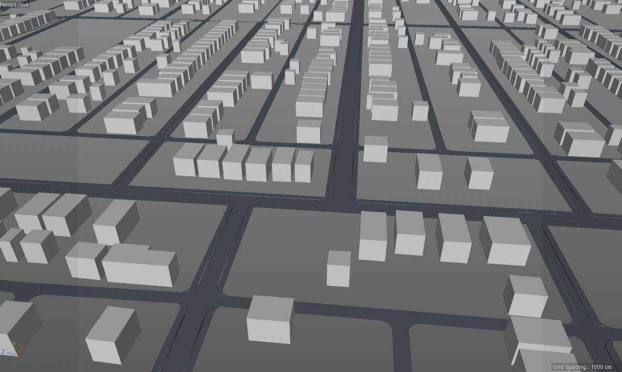 Detroit Michigan - 3D Model by 3dstudio