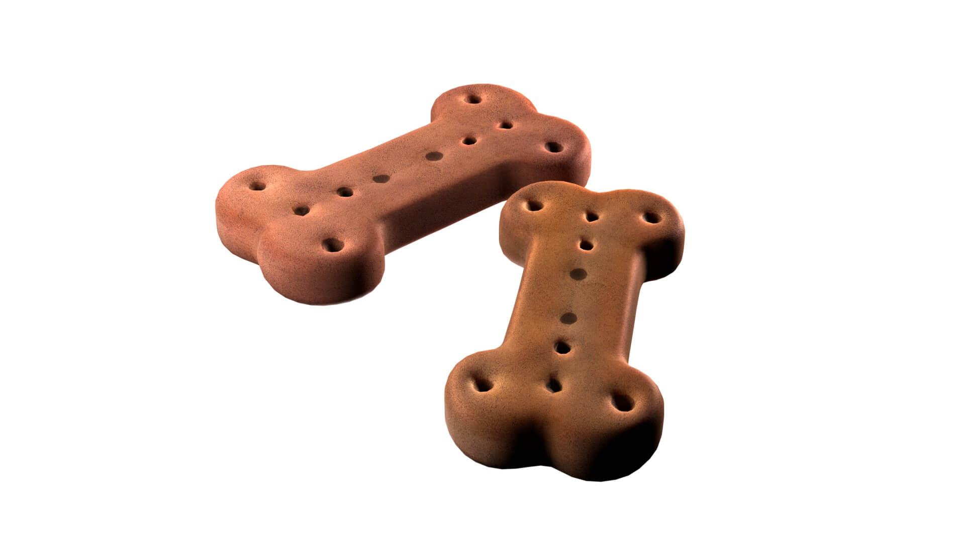 Dog Food Bone - 3D Model by 3dstudio