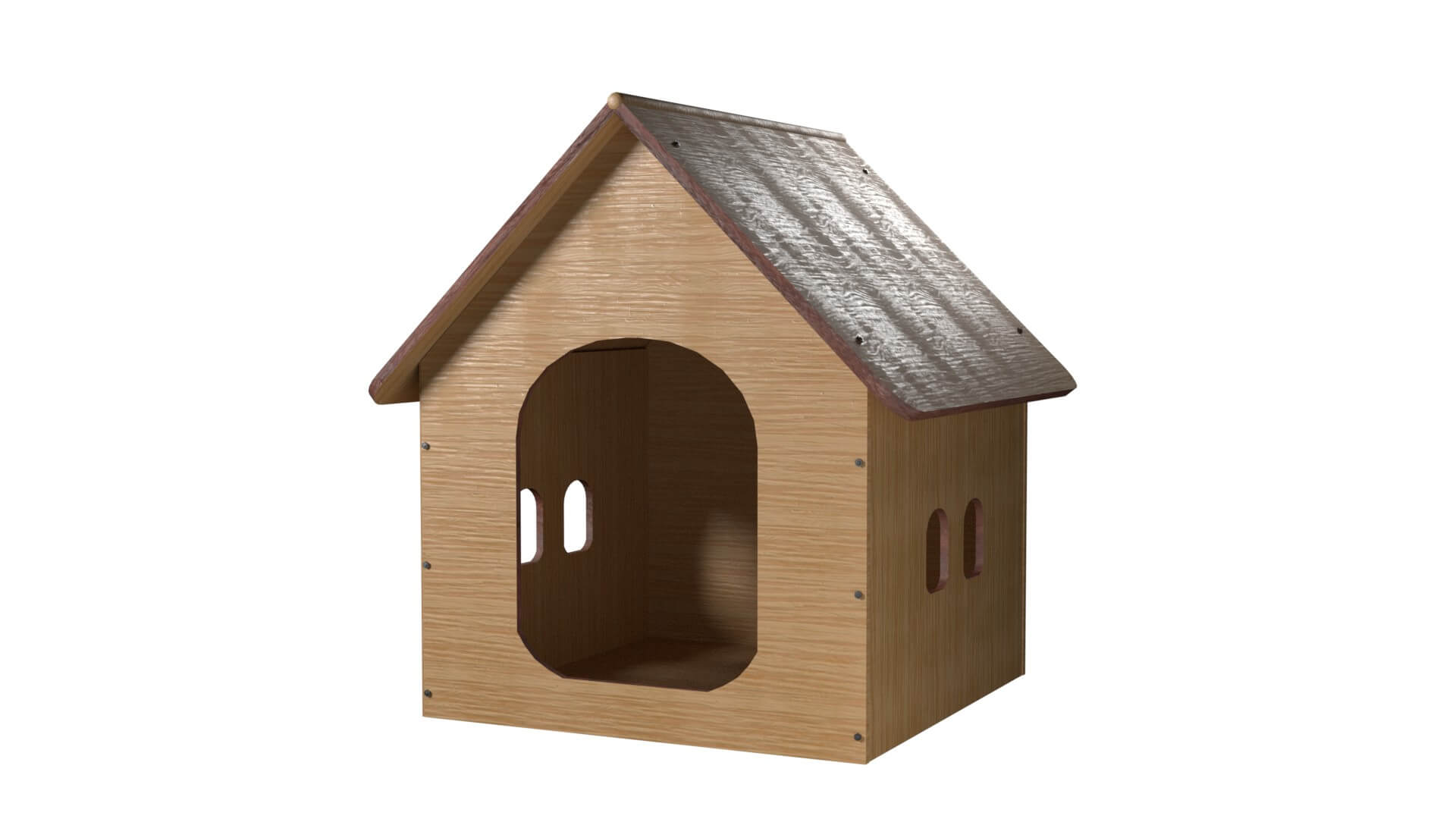Dog House 3D Model by 3dstudio