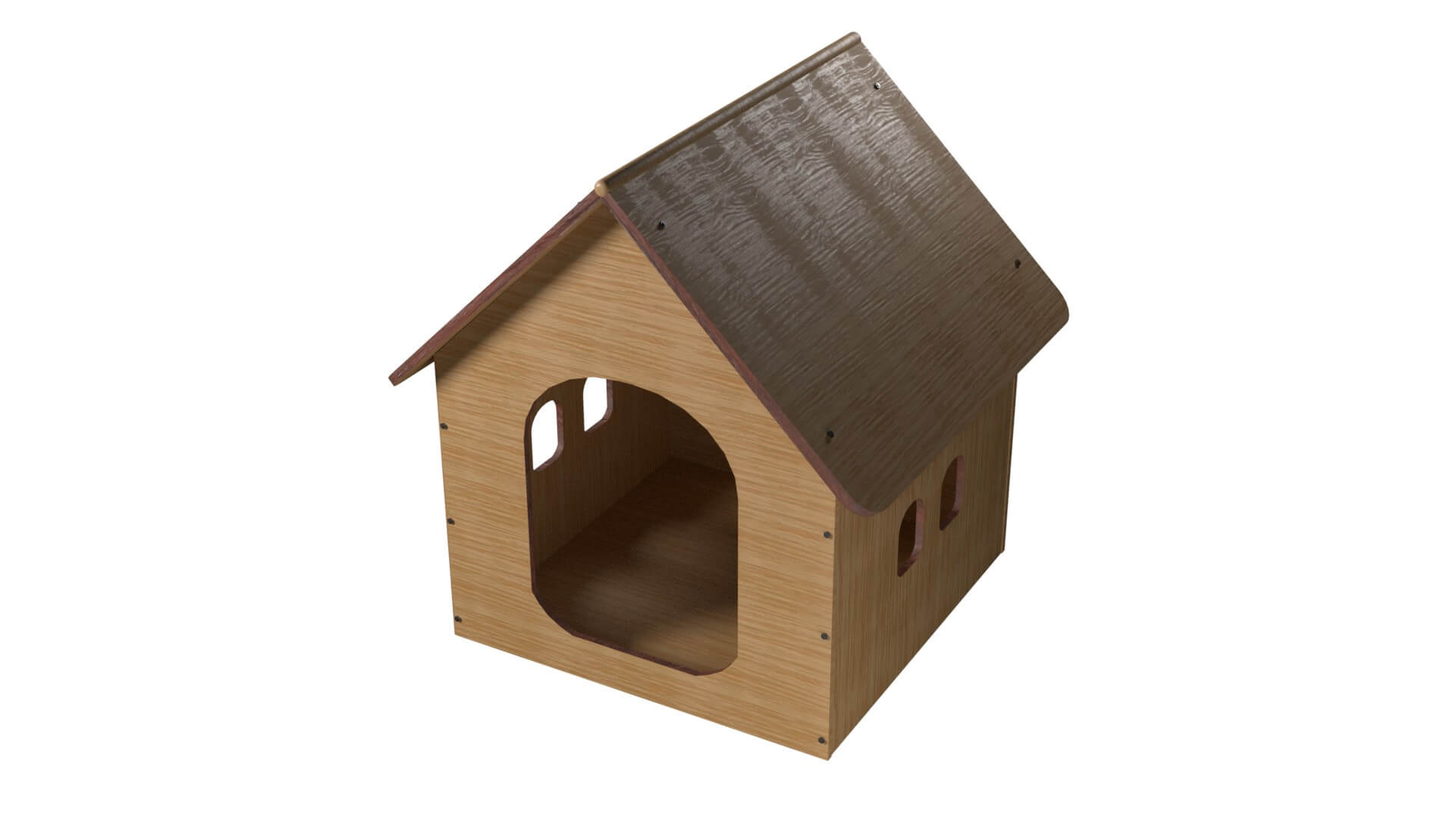 Dog House 3D Model by 3dstudio