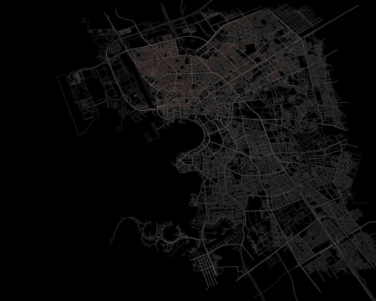 Doha Qatar - 3D Model by 3dstudio