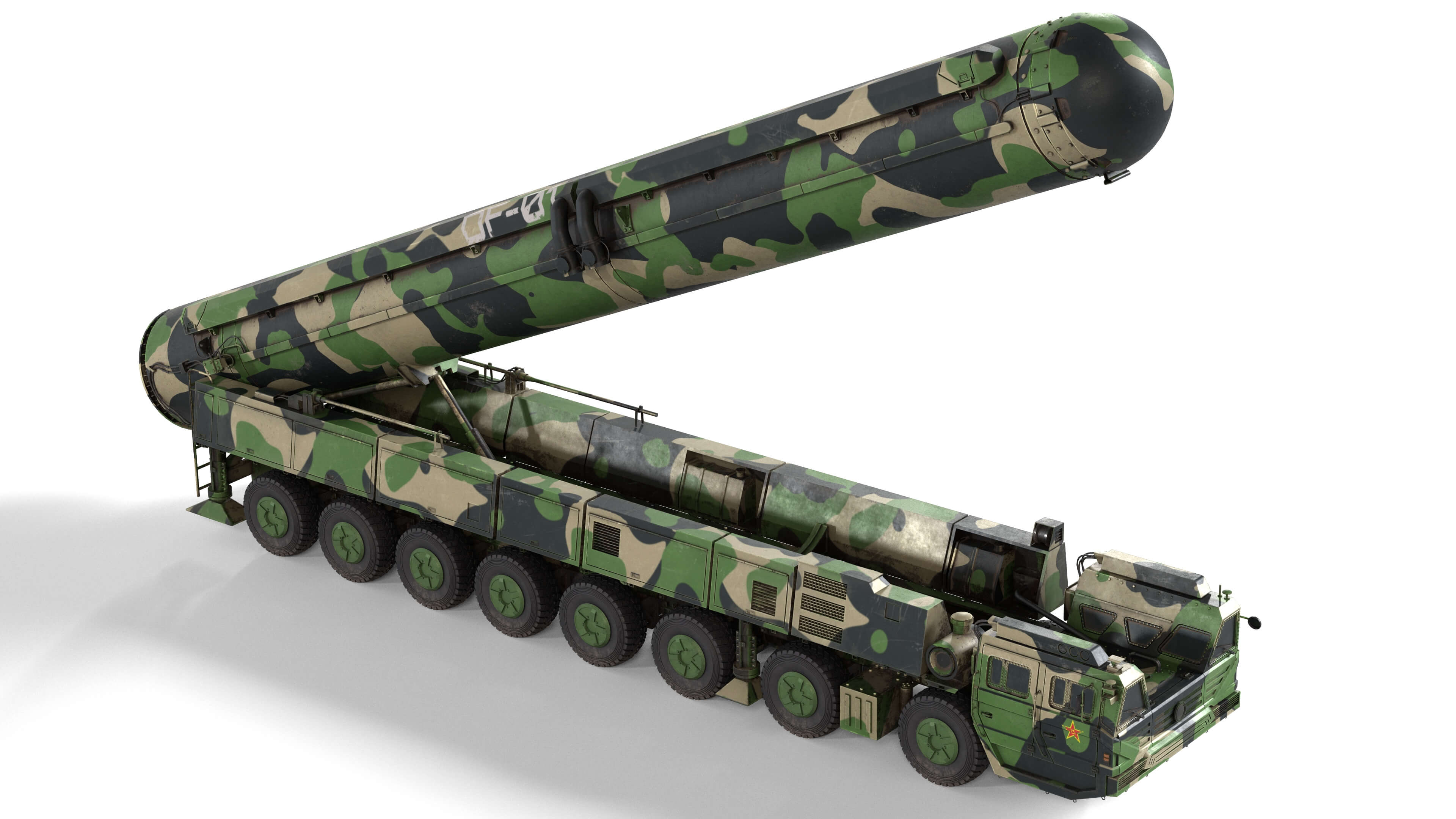 Dongfeng 41 Icbm Ballistic Missile - 3D Model by 3dstudio