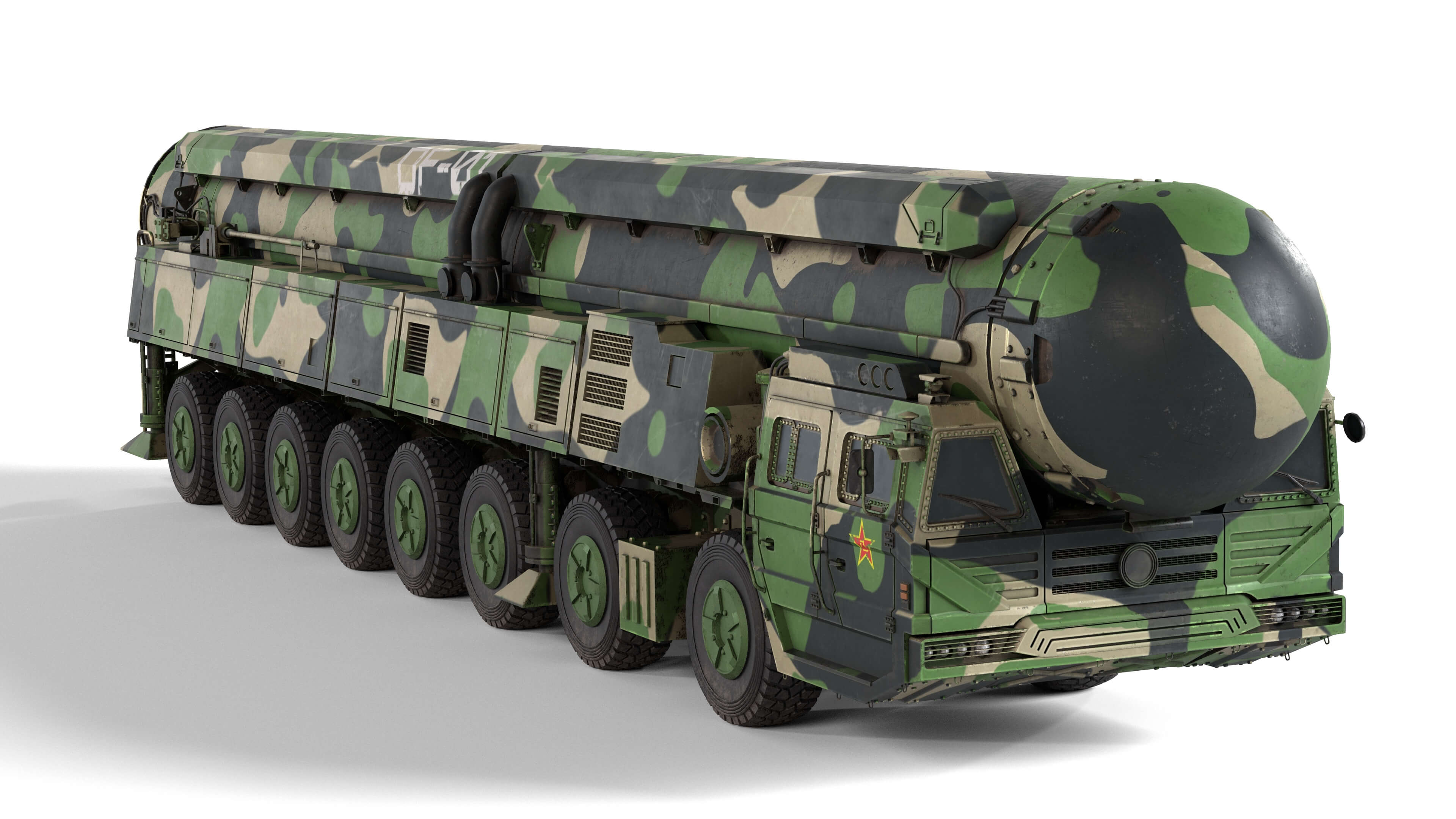 Dongfeng 41 Icbm Ballistic Missile - 3D Model by 3dstudio