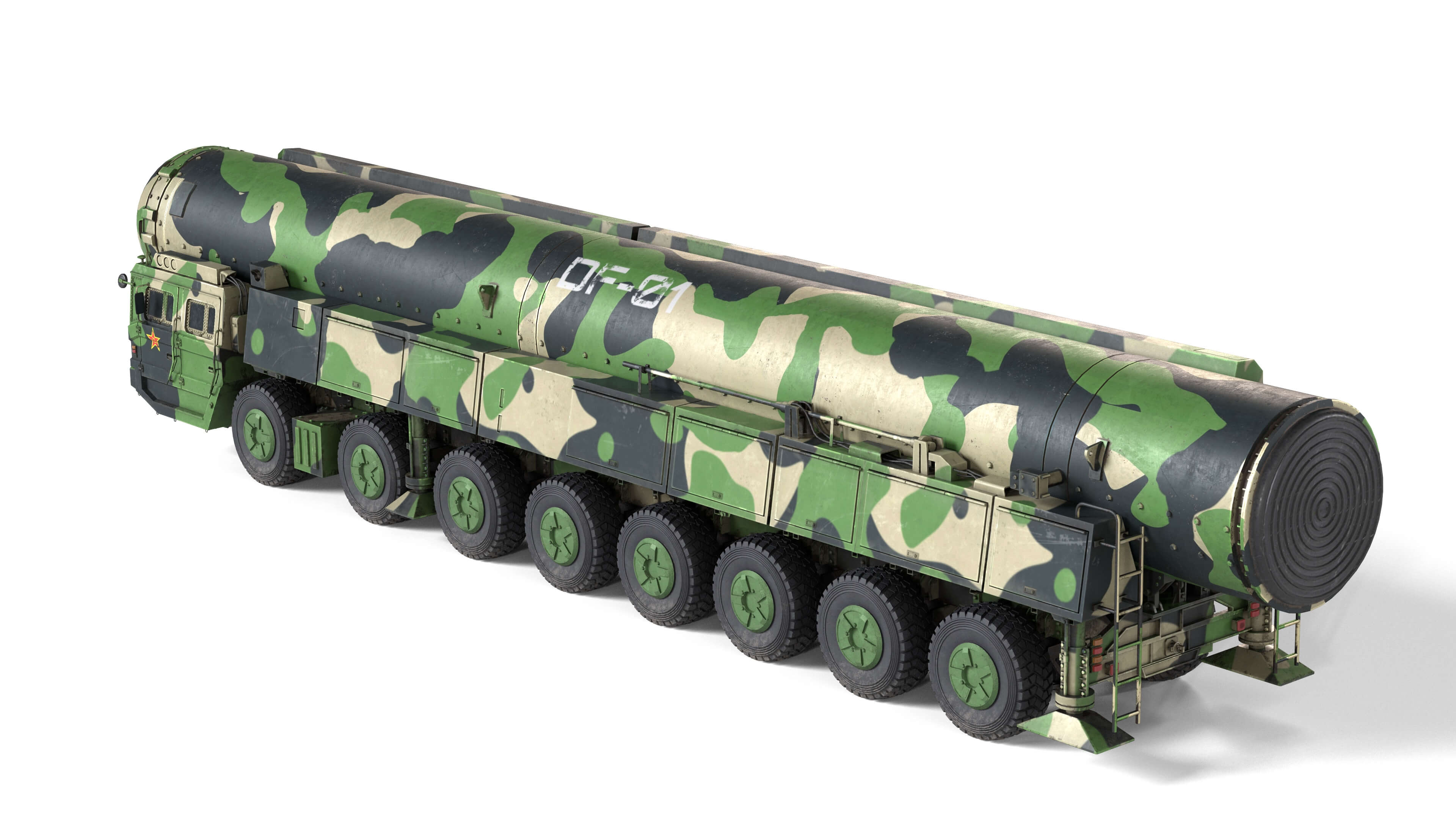 Dongfeng 41 Icbm Ballistic Missile - 3D Model by 3dstudio