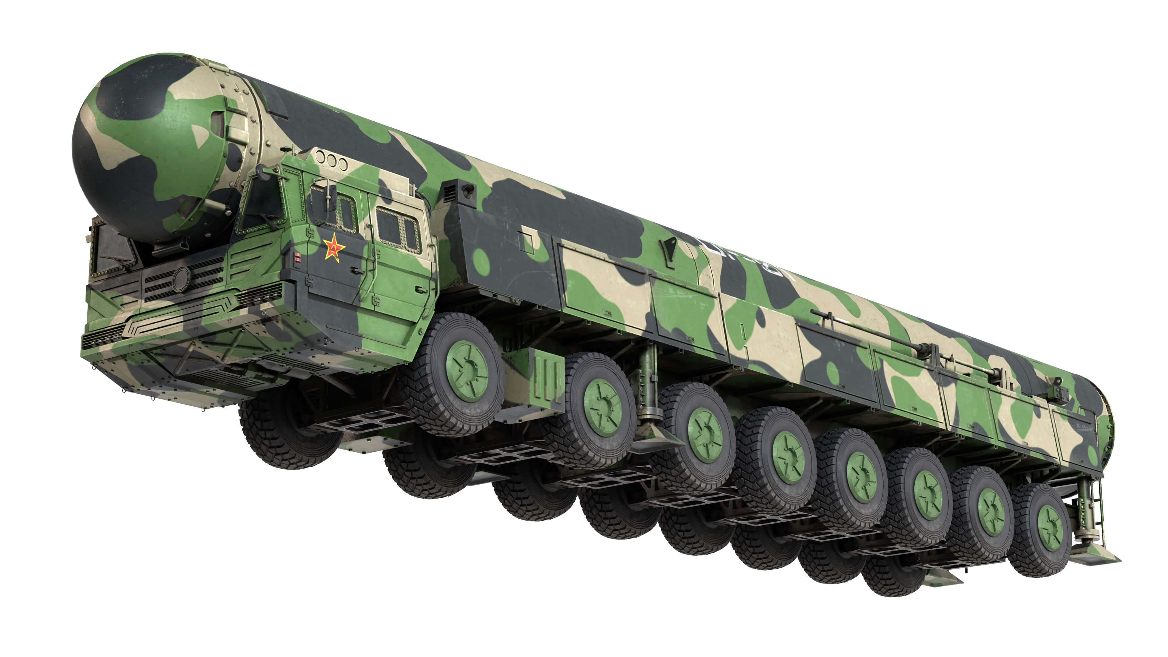 Dongfeng 41 Icbm Ballistic Missile - 3D Model by 3dstudio