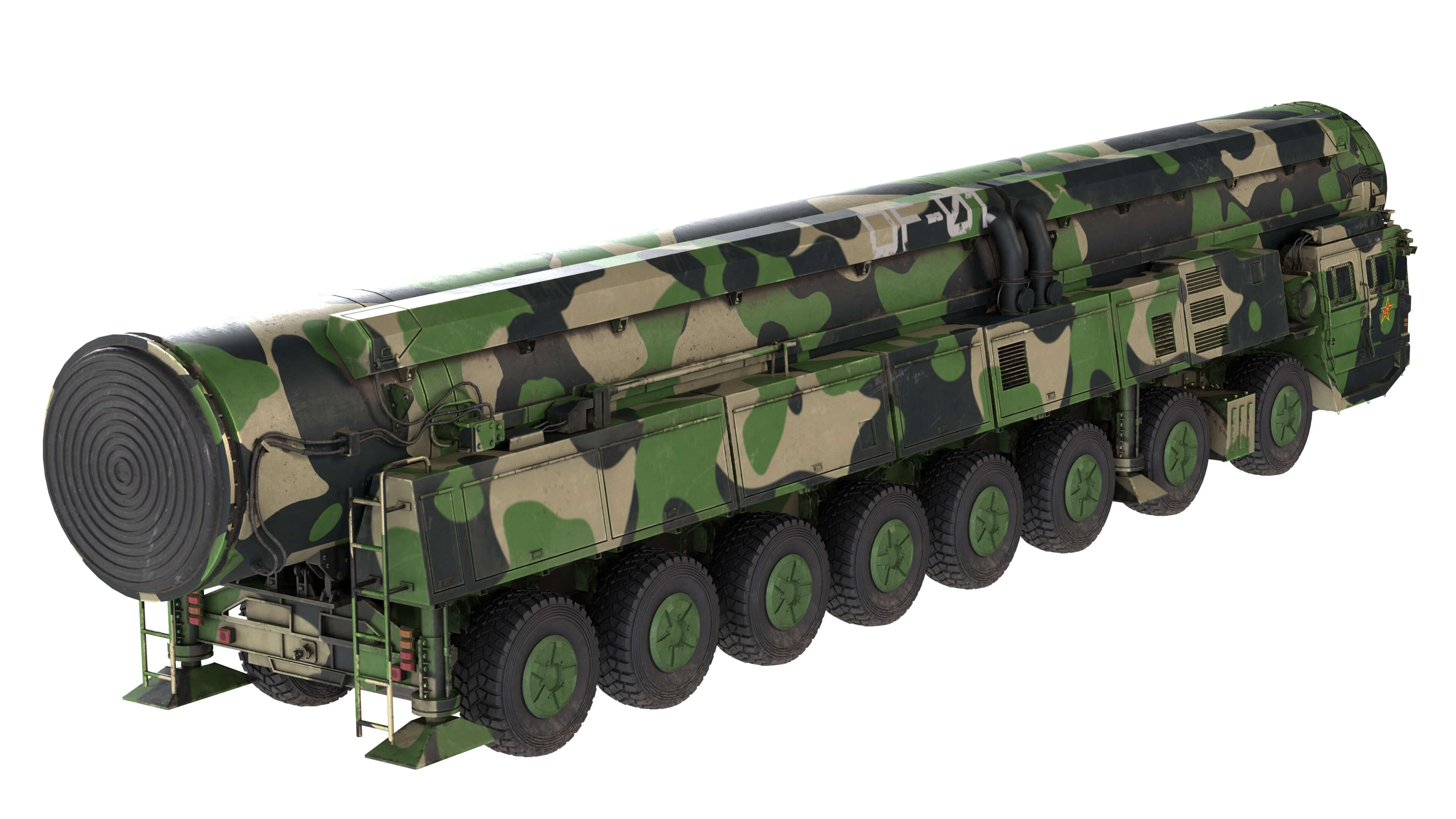Dongfeng 41 Icbm Ballistic Missile - 3D Model by 3dstudio