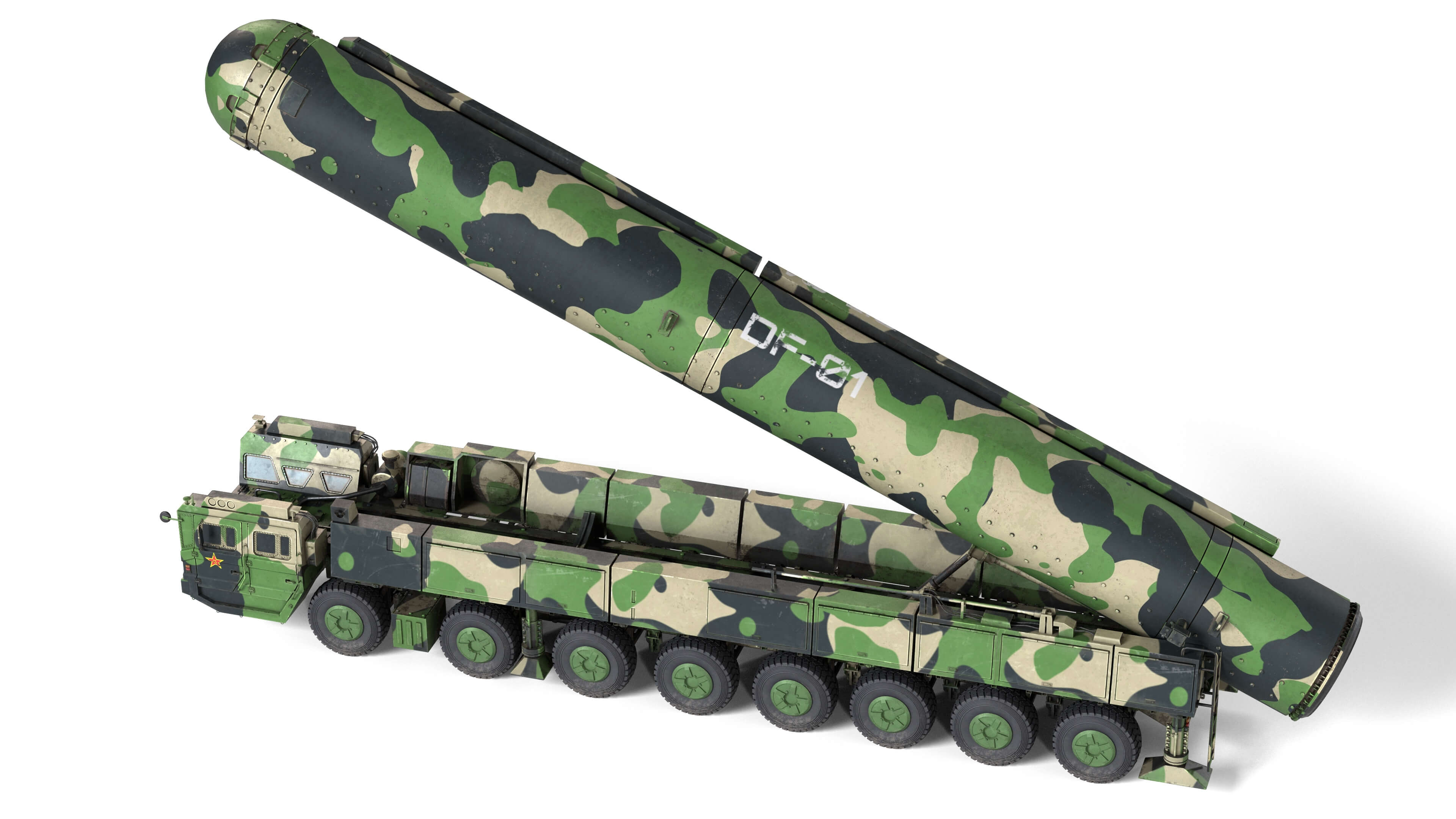 Dongfeng 41 Icbm Ballistic Missile - 3D Model by 3dstudio