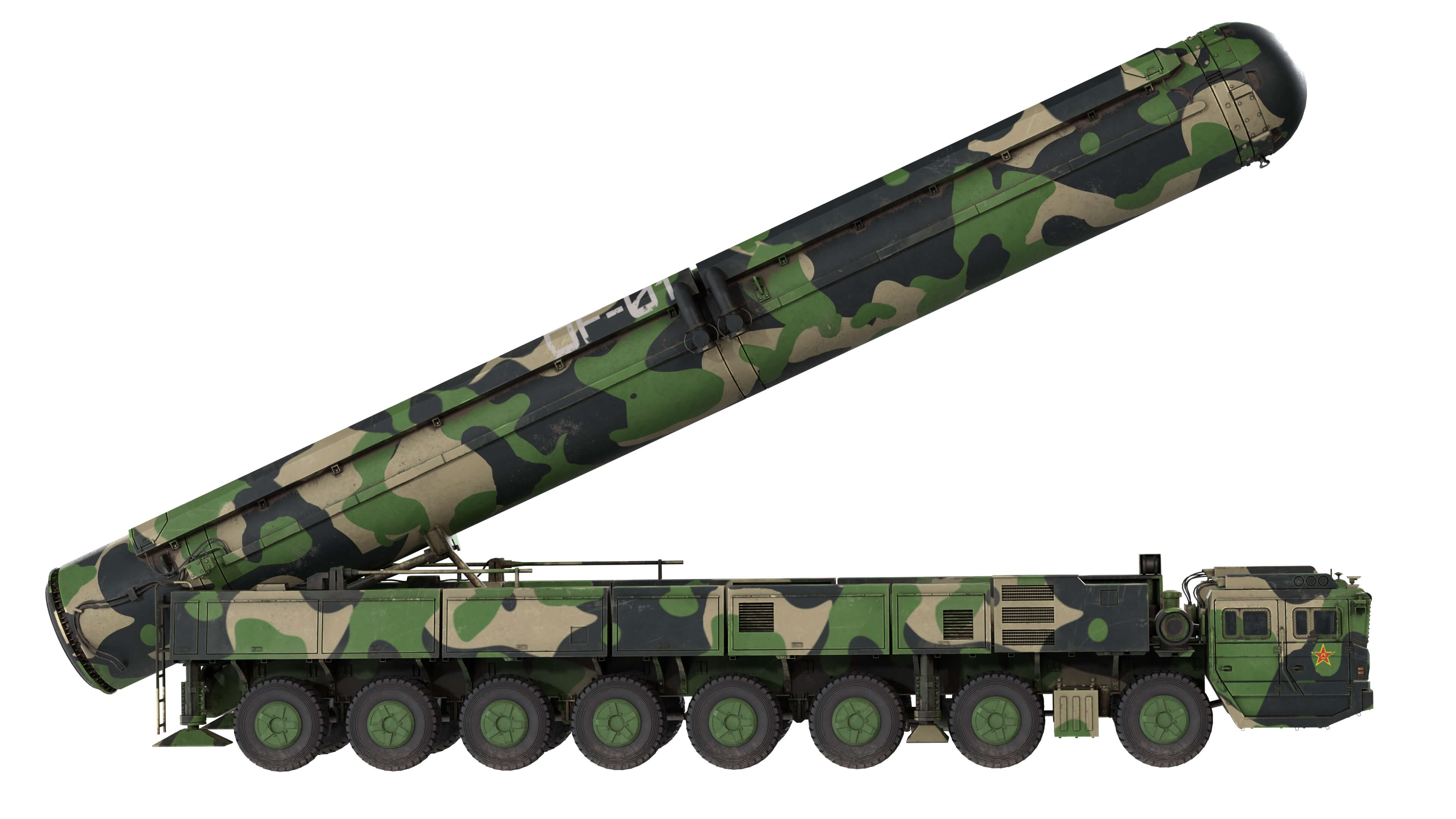Dongfeng 41 Icbm Ballistic Missile - 3D Model by 3dstudio