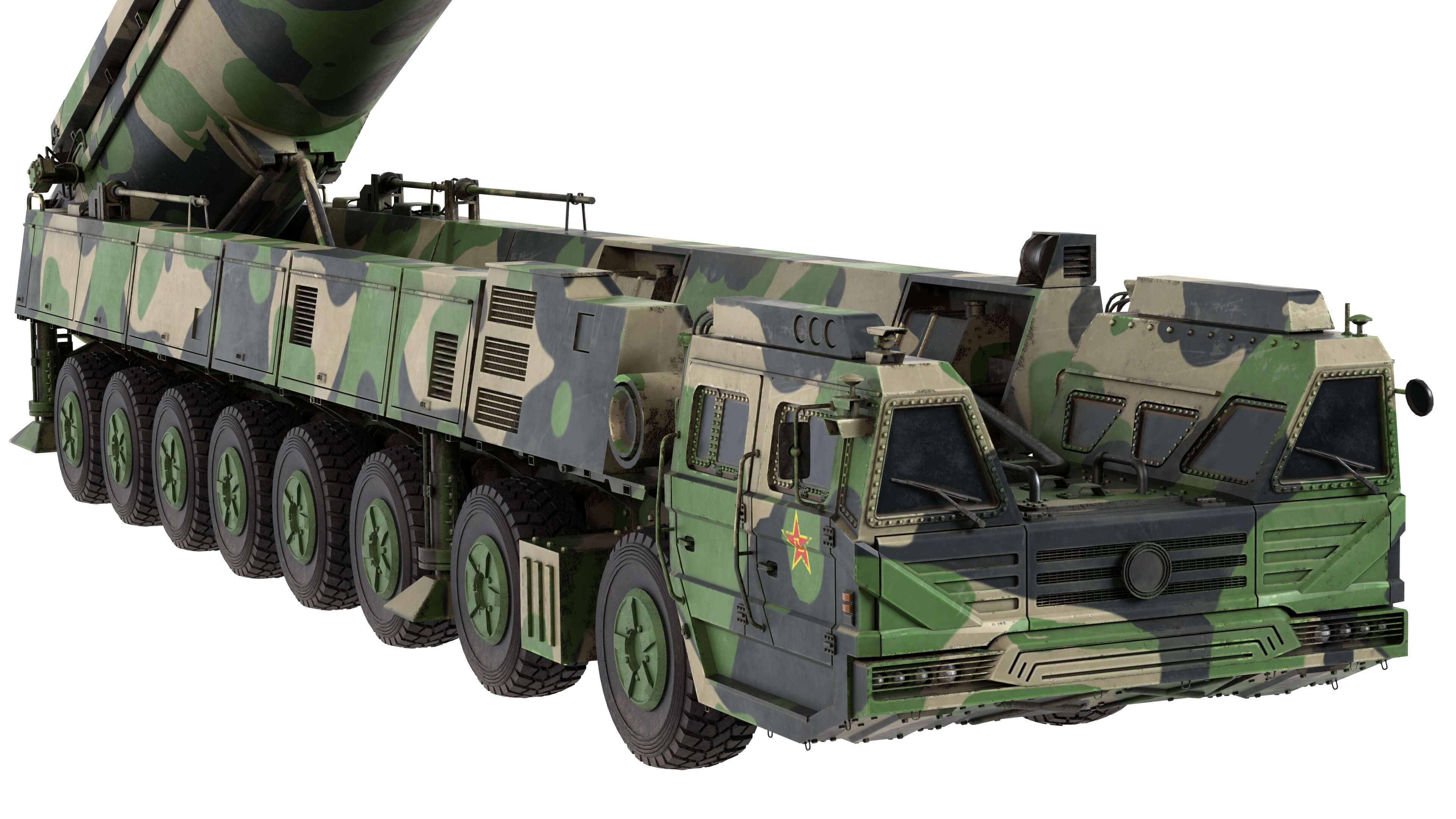 Dongfeng 41 Icbm Ballistic Missile - 3D Model by 3dstudio