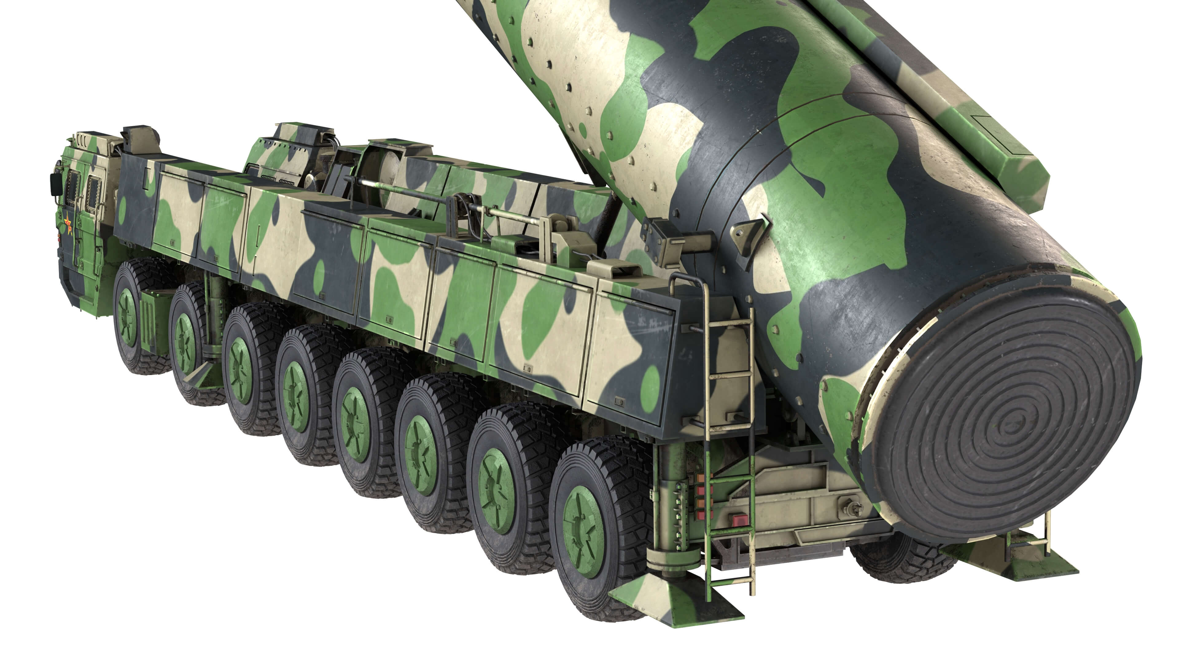 Dongfeng 41 Icbm Ballistic Missile - 3D Model by 3dstudio