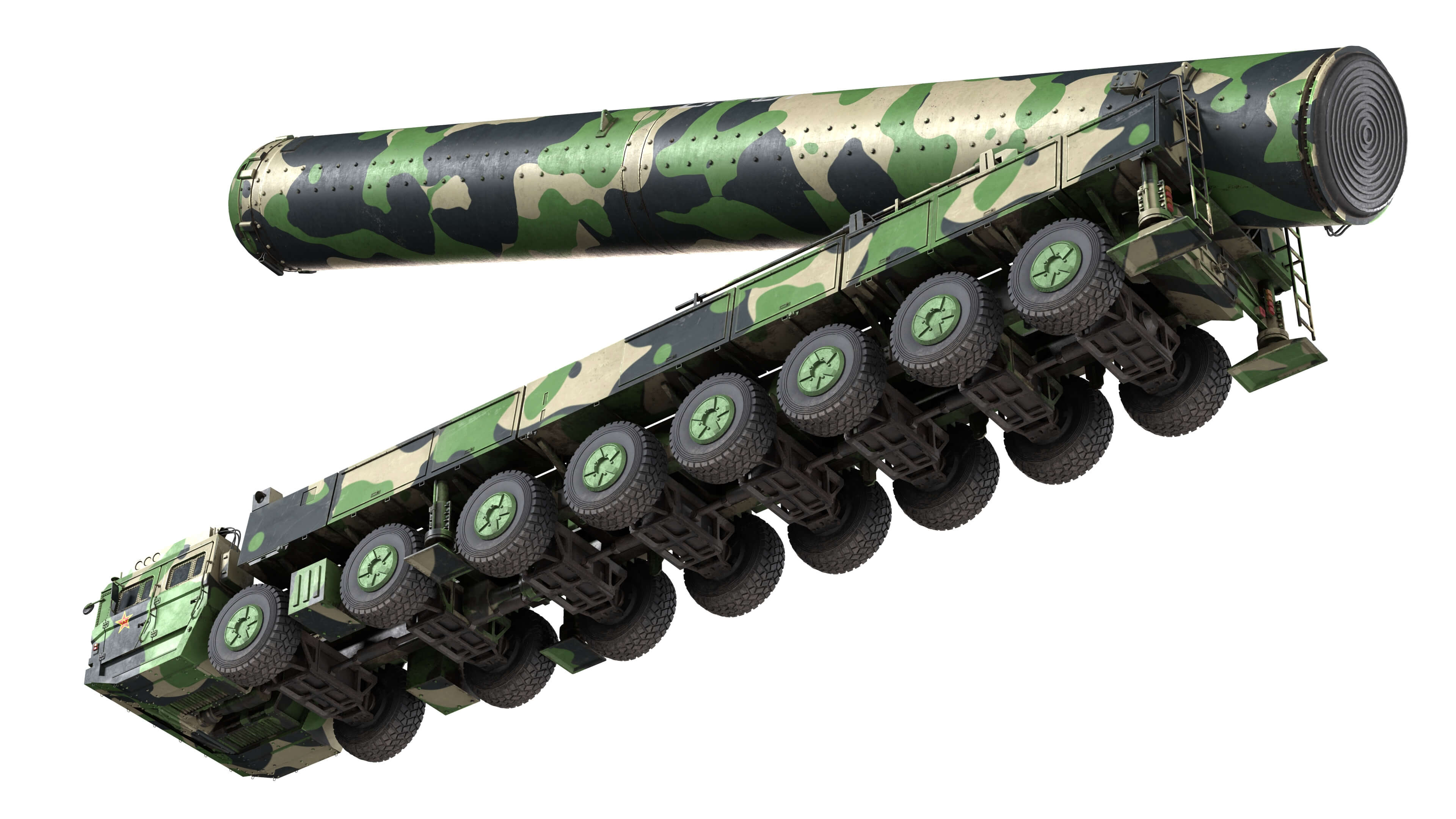 Dongfeng 41 Icbm Ballistic Missile - 3D Model by 3dstudio