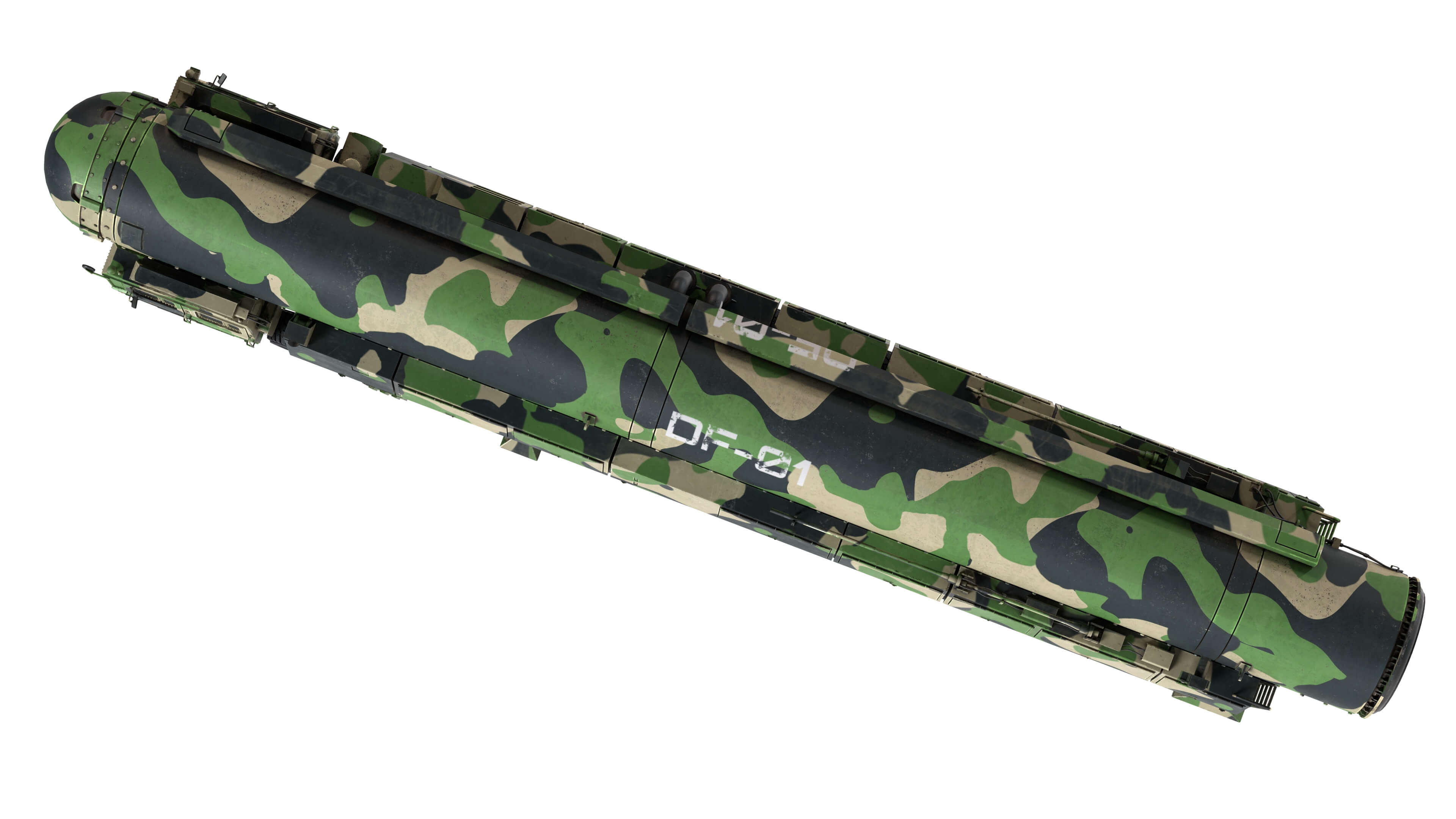 Dongfeng 41 Icbm Ballistic Missile - 3D Model by 3dstudio