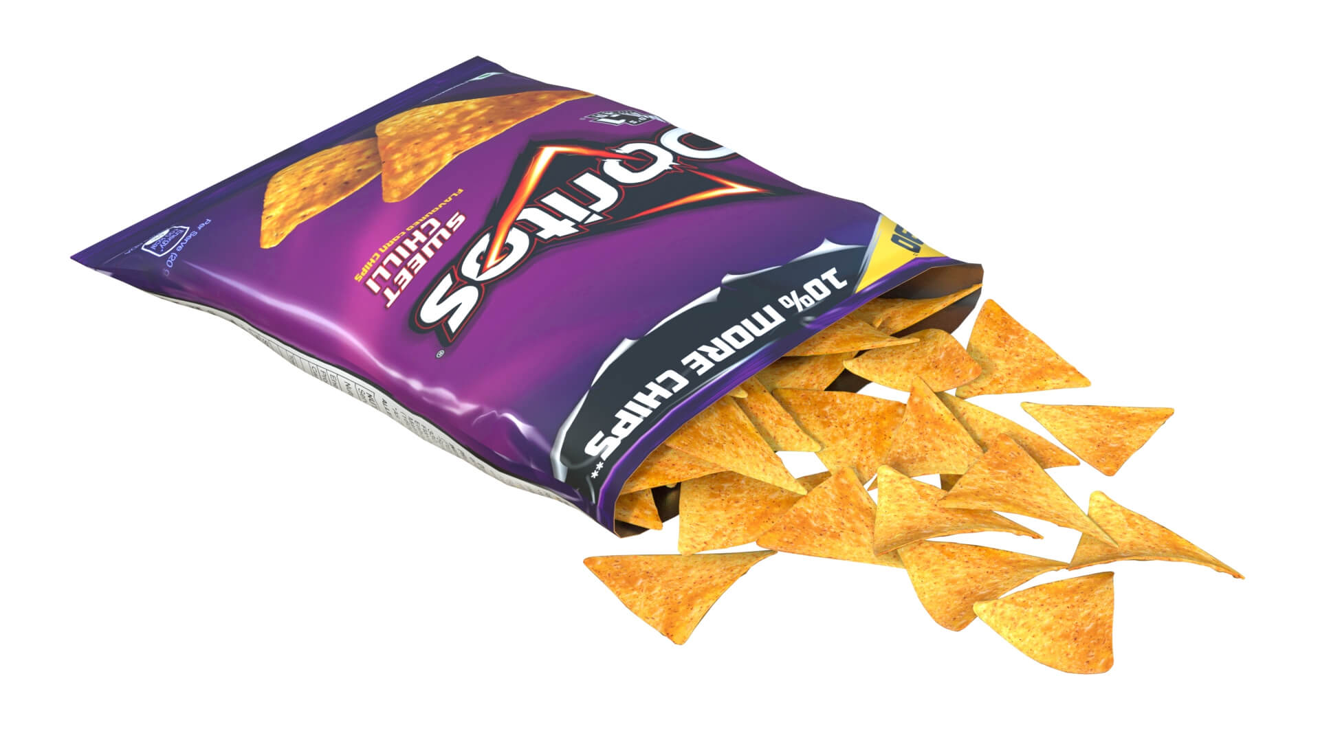 Doritos Sweet Chili - 3D Model by 3dstudio