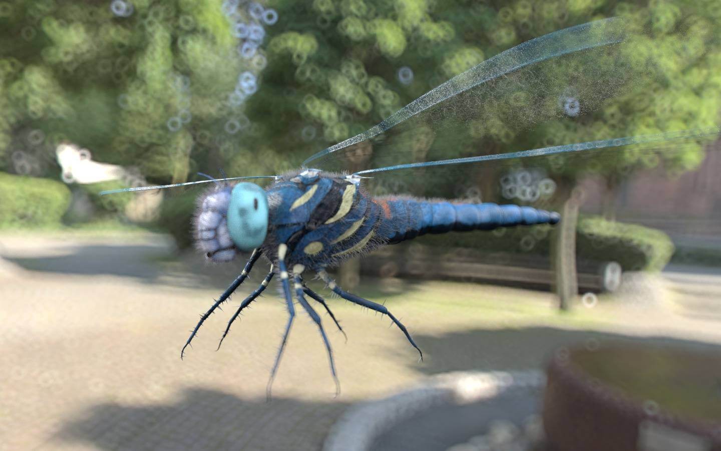 Dragonfly - 3D Model by 3dstudio
