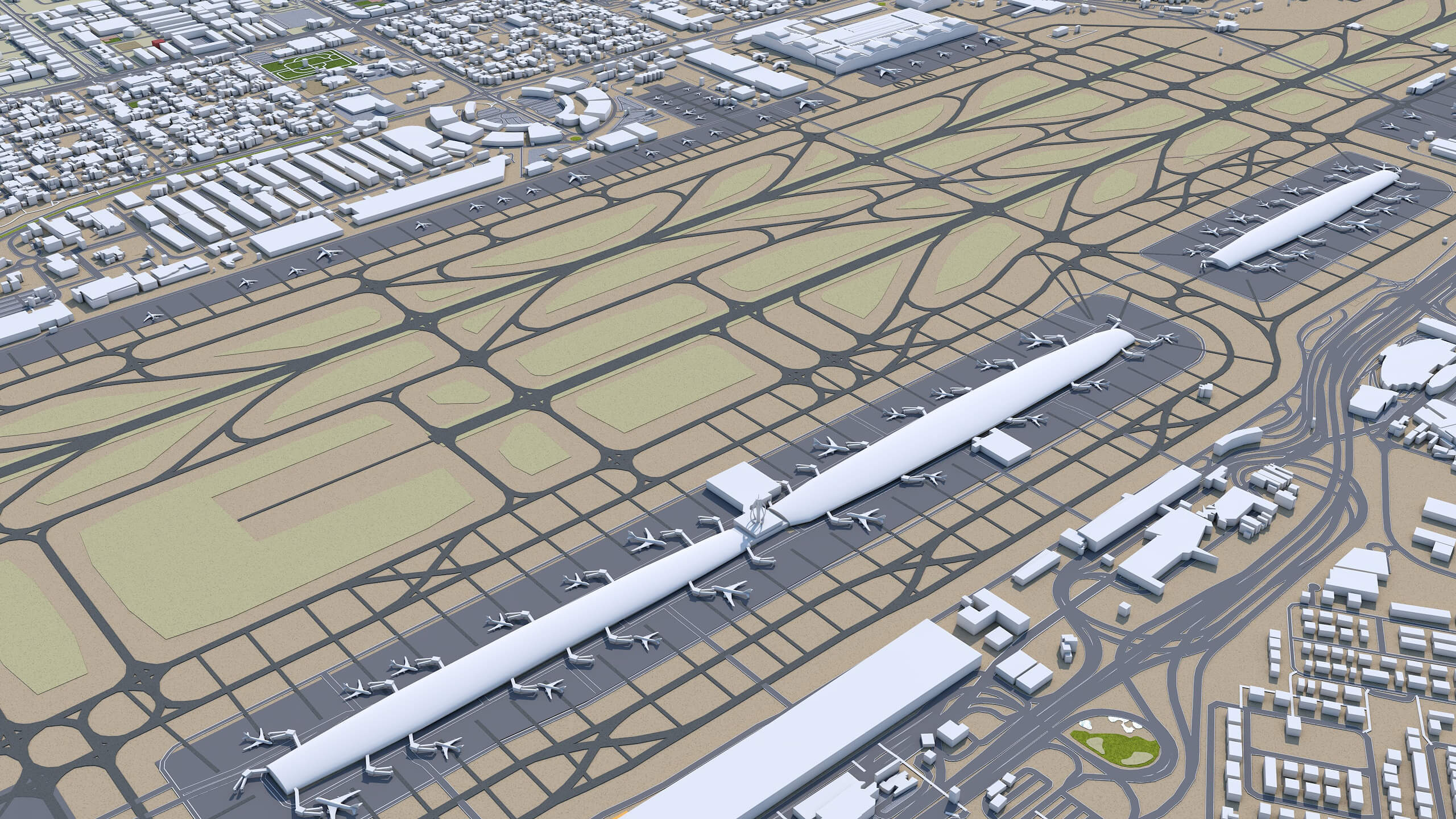 Dubai UAE 80km - 3D Model by 3dstudio