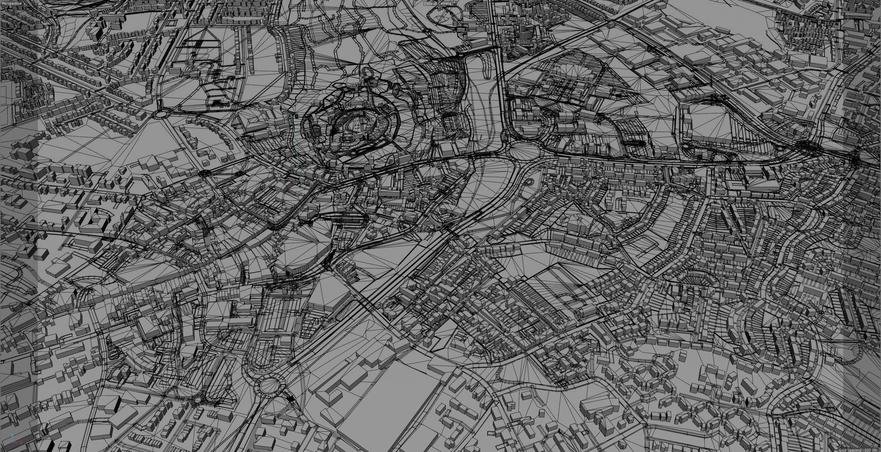 Dudley City United Kingdom 3D Model 30km by 3dstudio