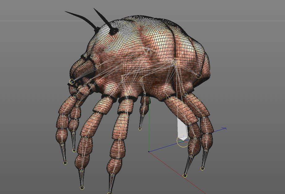 Dust Mite - 3D Model by 3dstudio