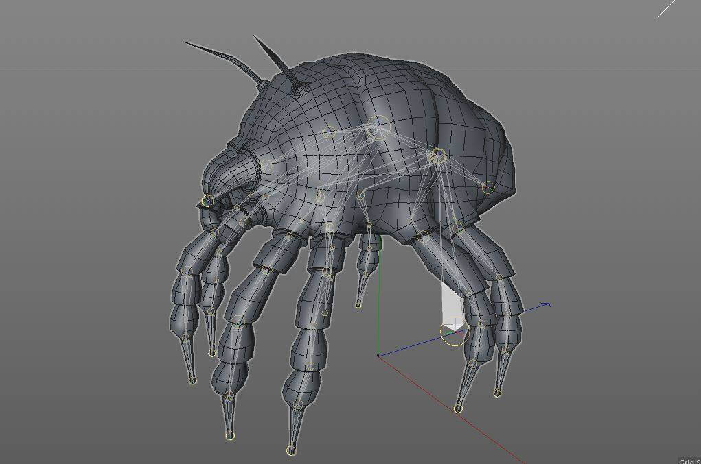 Dust Mite - 3D Model by 3dstudio