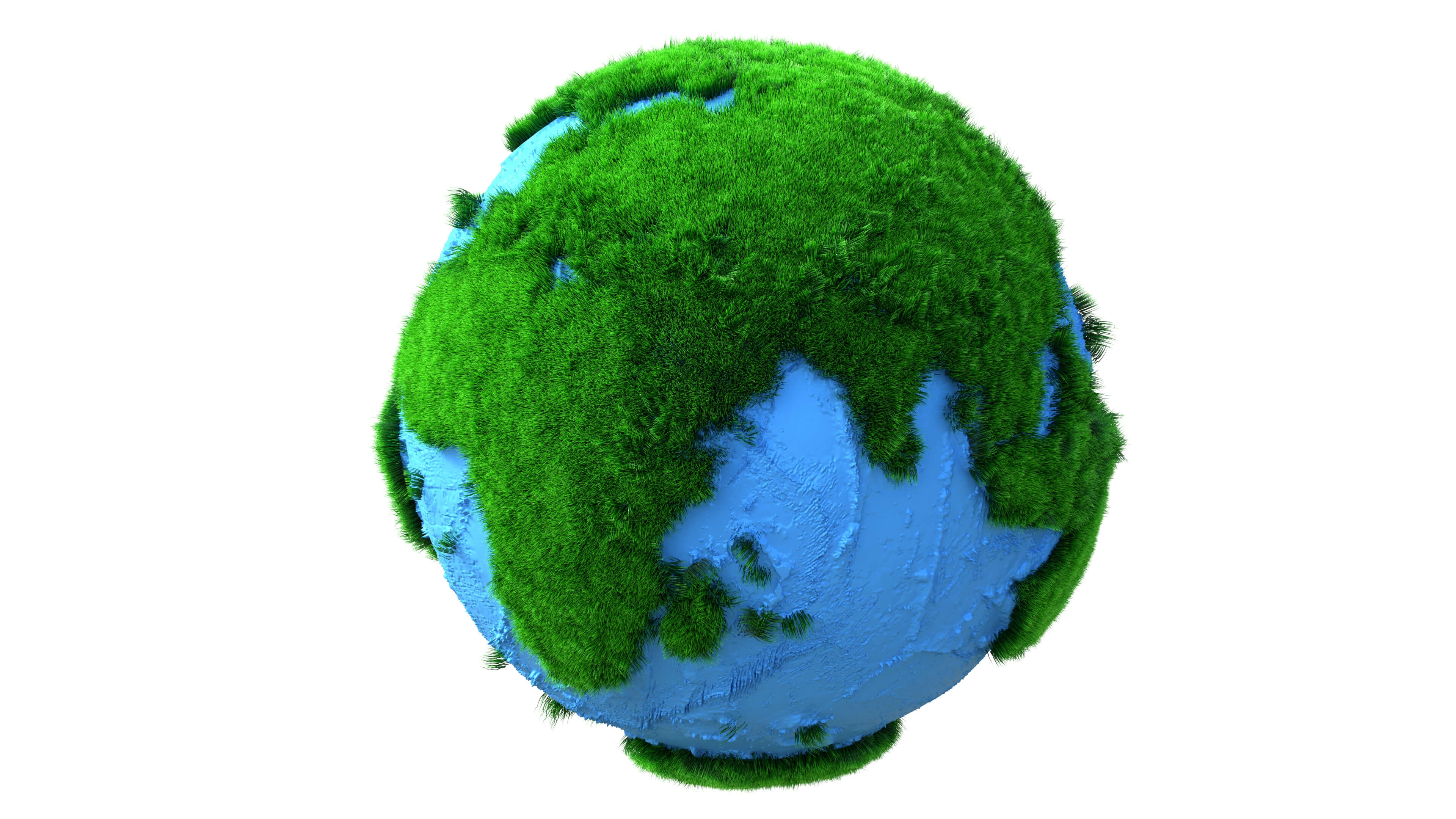 Earth Grass Globe - 3D Model by 3dstudio