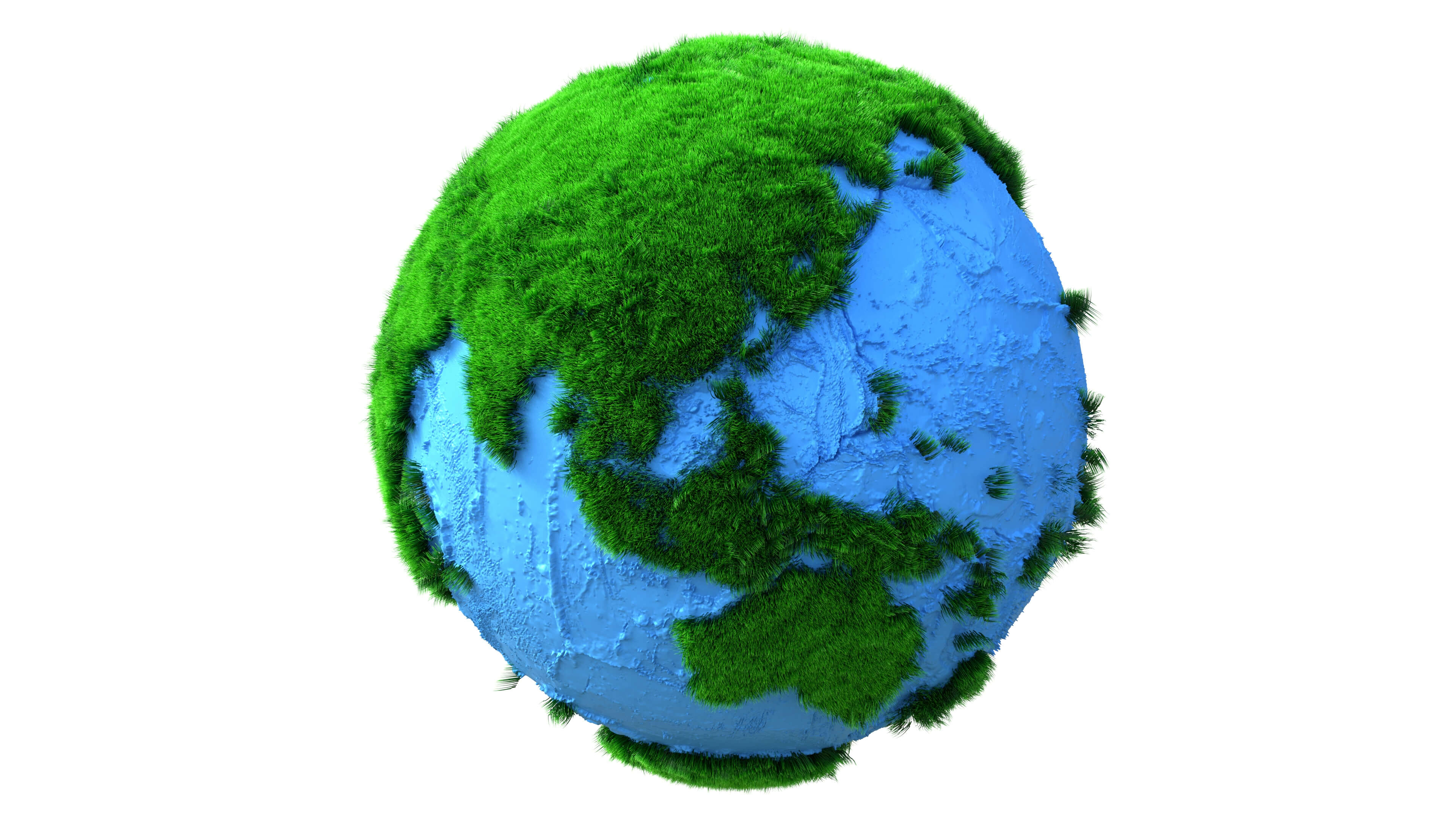 Earth Grass Globe - 3D Model by 3dstudio