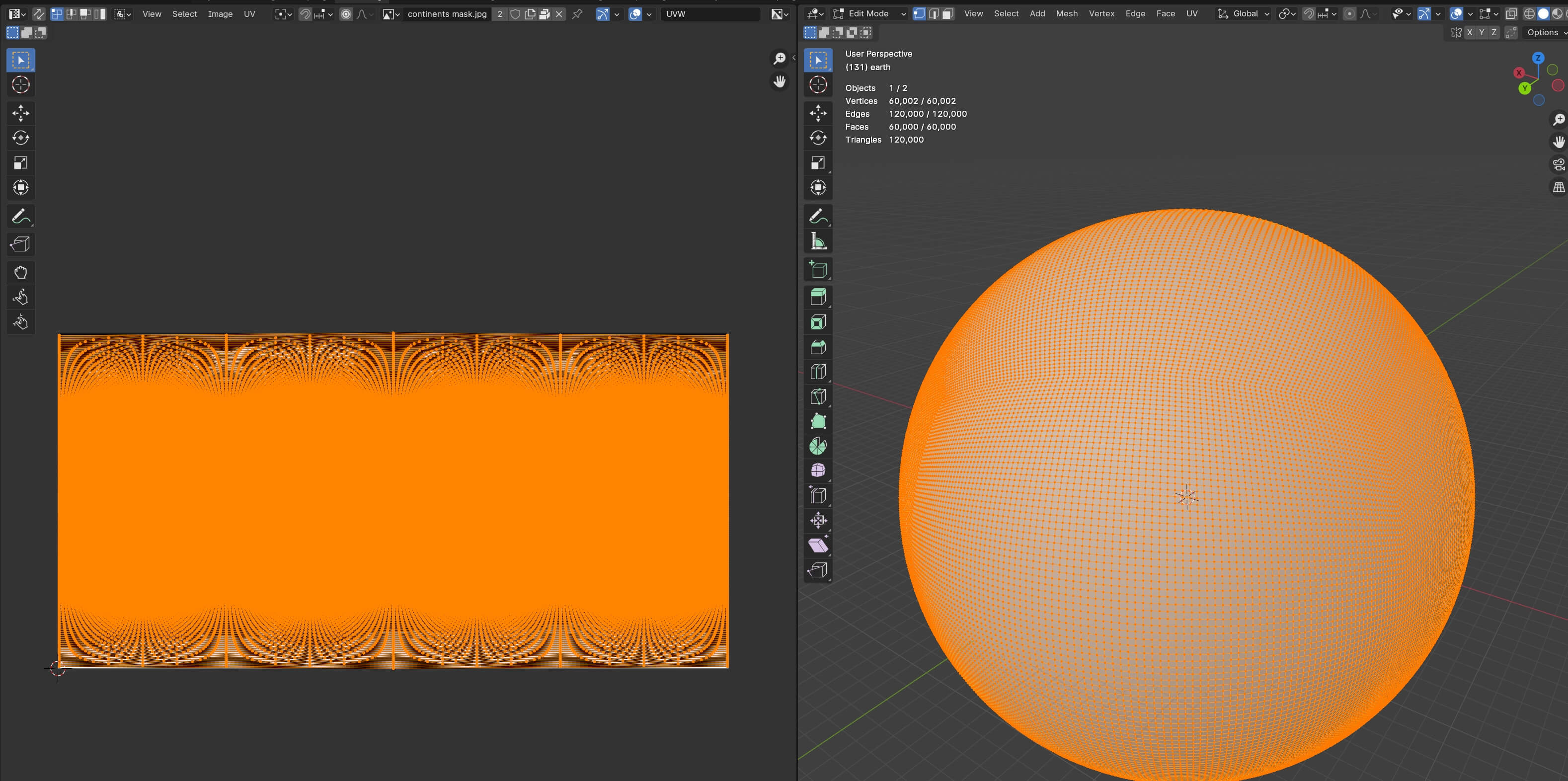 Earth Countries With Names Globe - 3D Model by 3dstudio