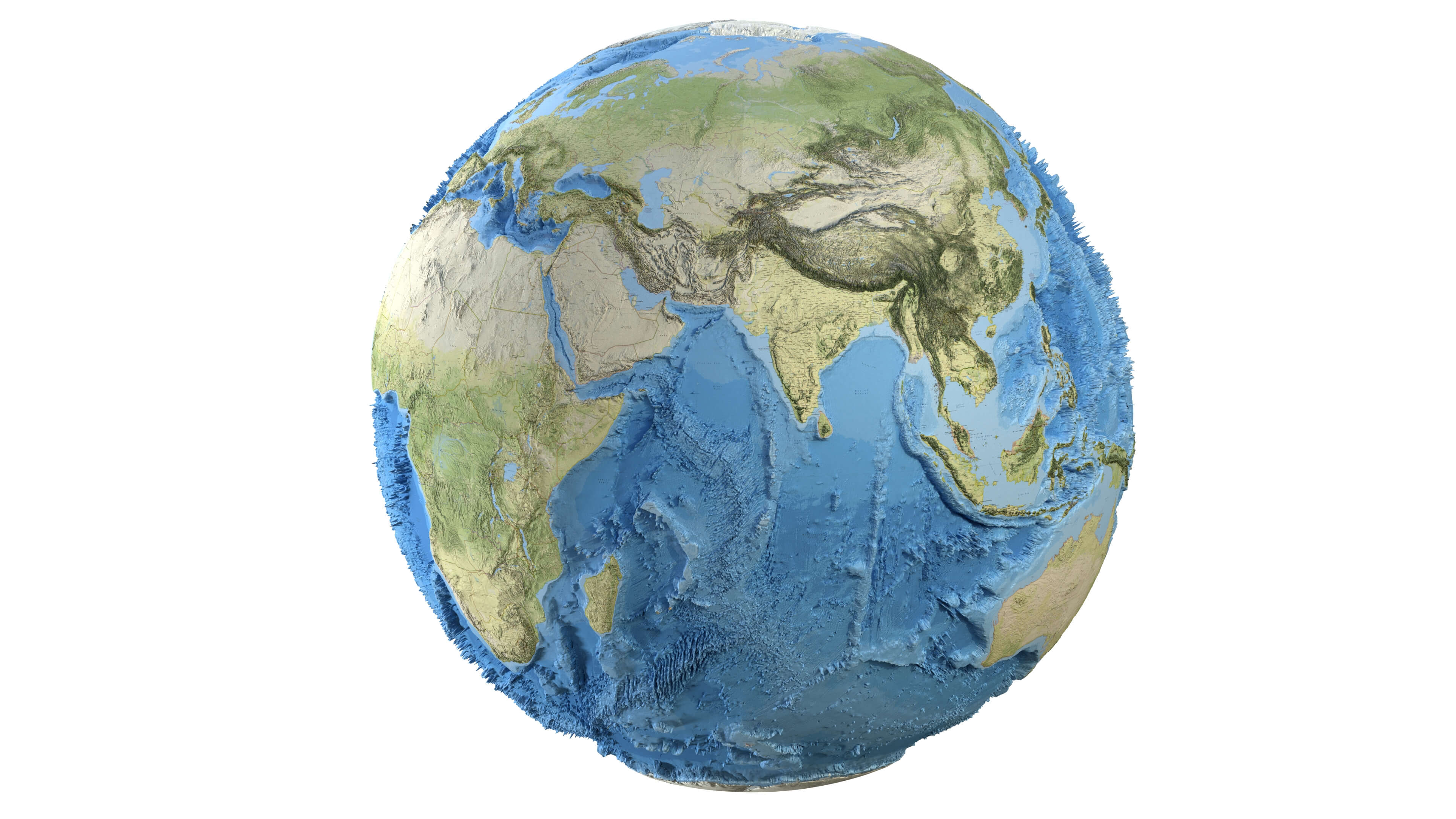 Earth Geographic Globe - 3D Model by 3dstudio