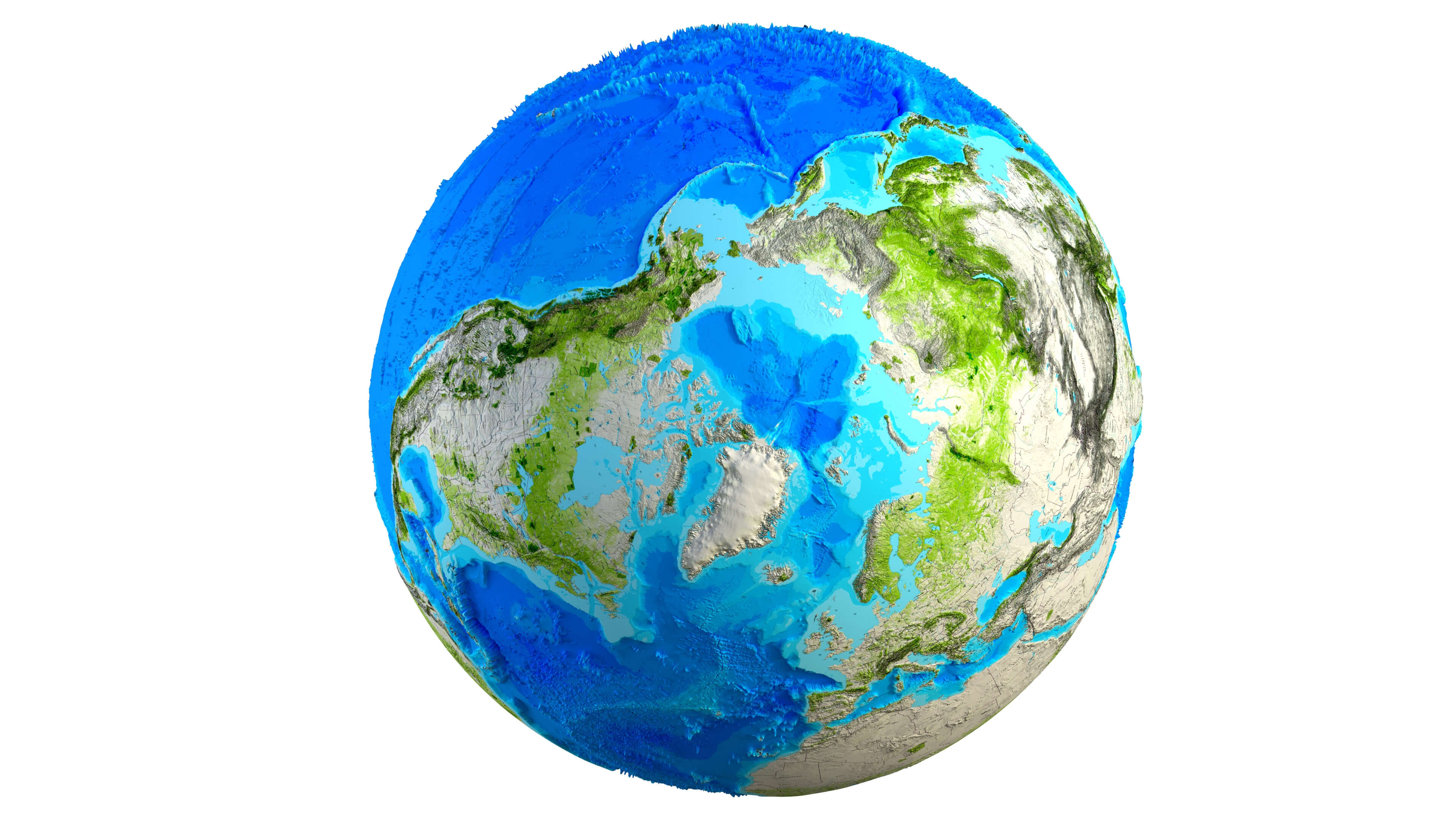 Earth Map Globe - 3D Model by 3dstudio