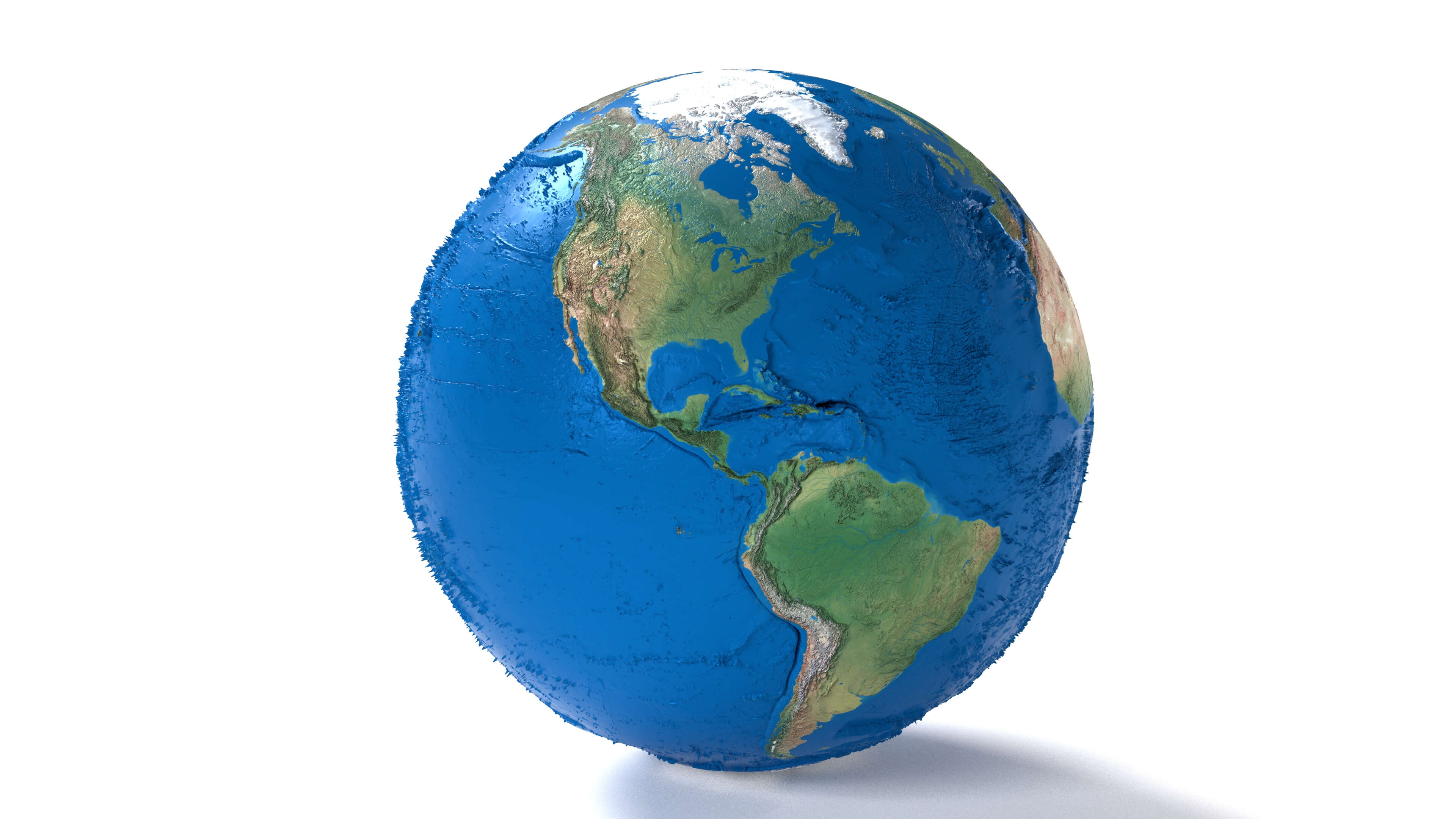 Earth No Cloud Globe - 3D Model by 3dstudio