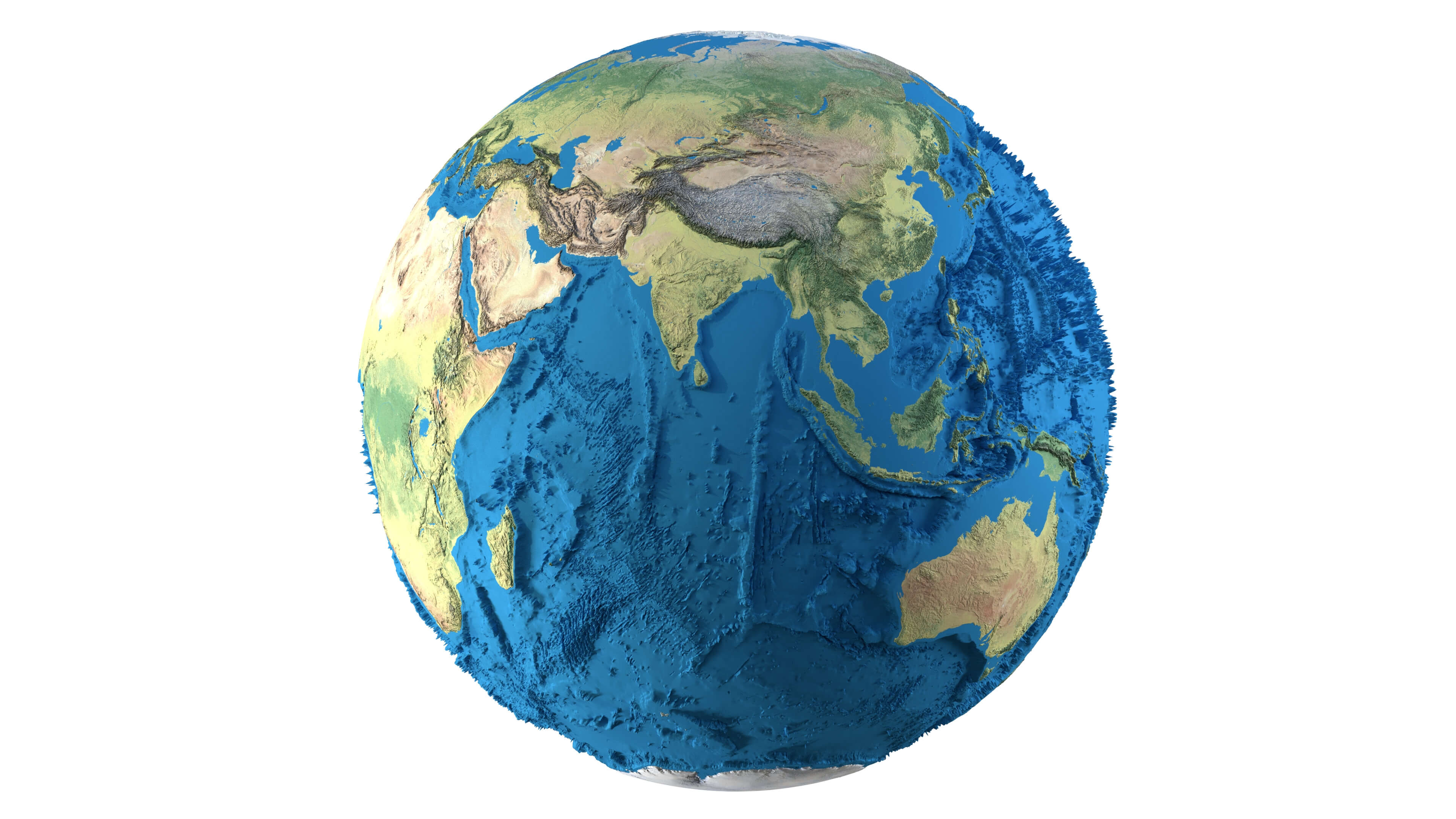 Earth Physical Map Globe - 3D Model by 3dstudio