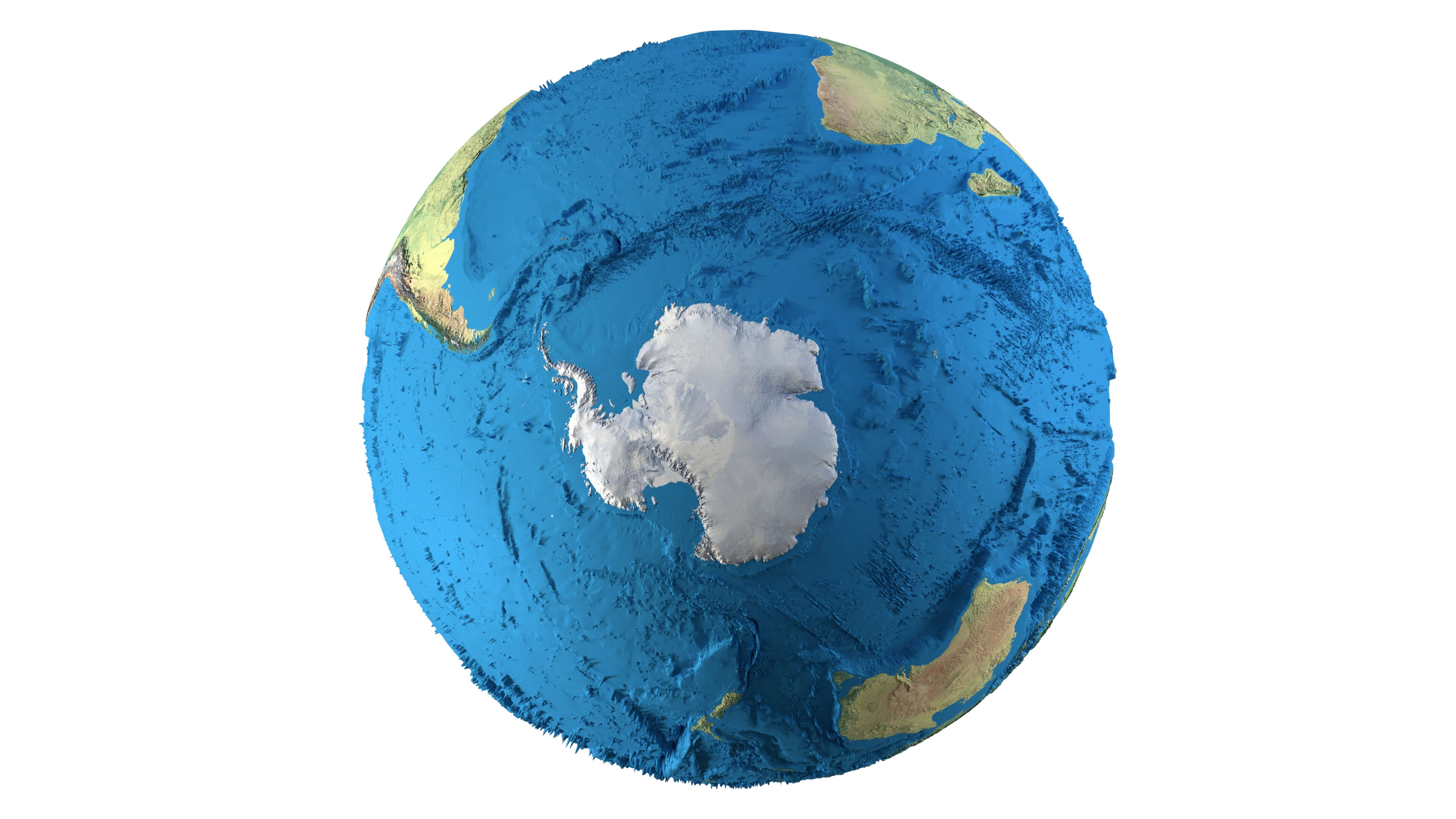 Earth Physical Map Globe - 3D Model by 3dstudio