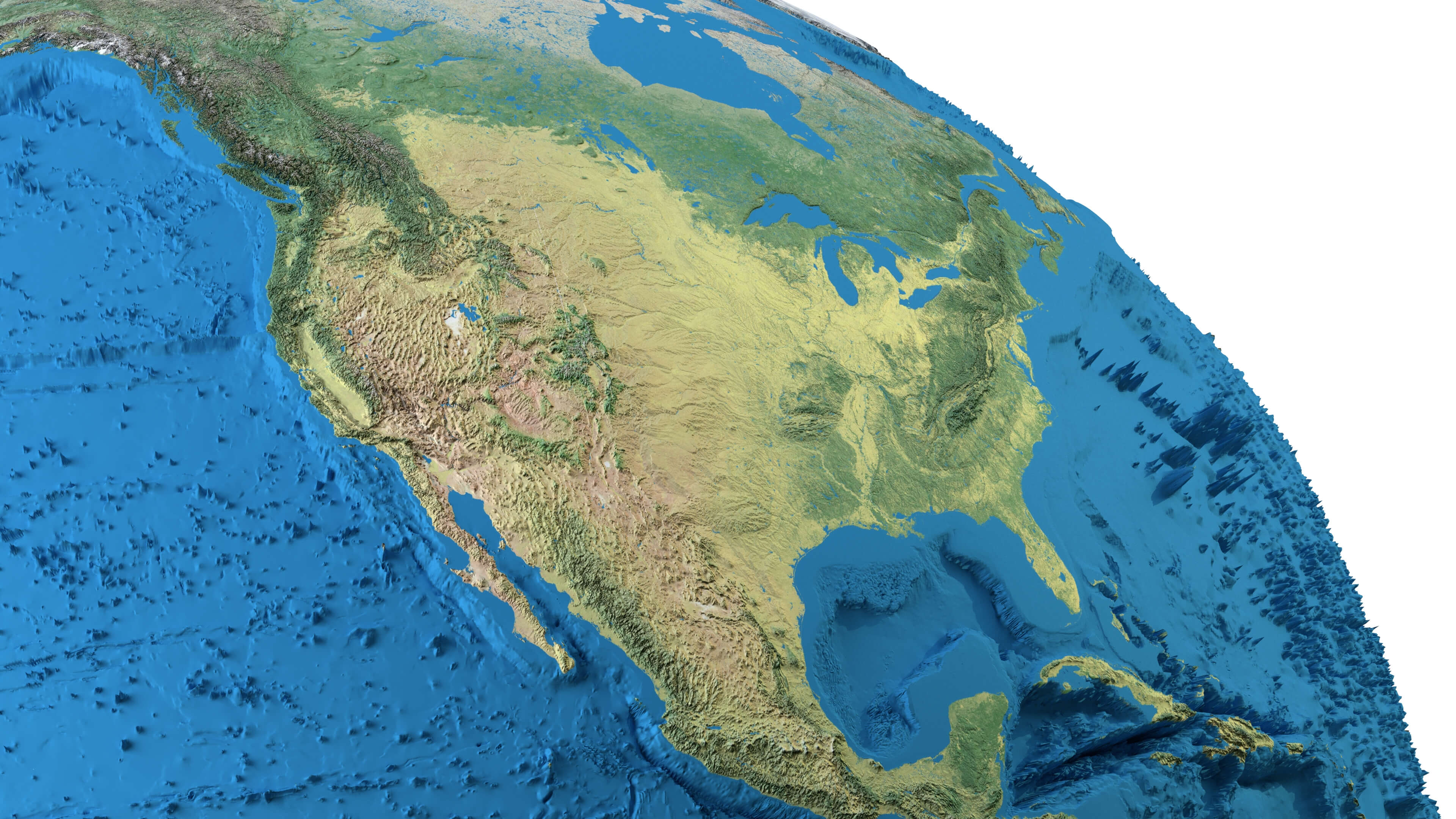 Earth Physical Map Globe - 3D Model by 3dstudio