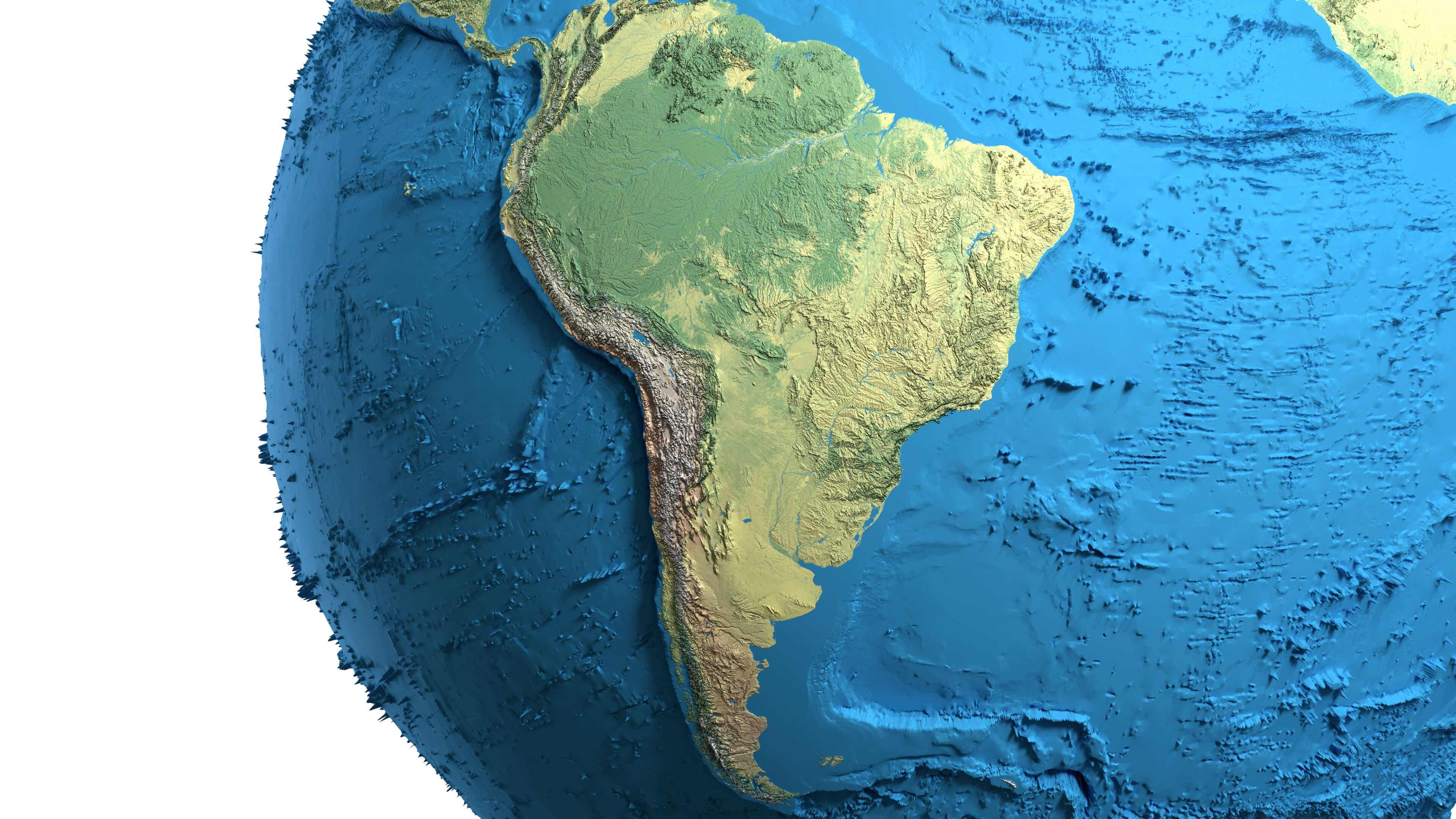 Earth Physical Map Globe - 3D Model by 3dstudio