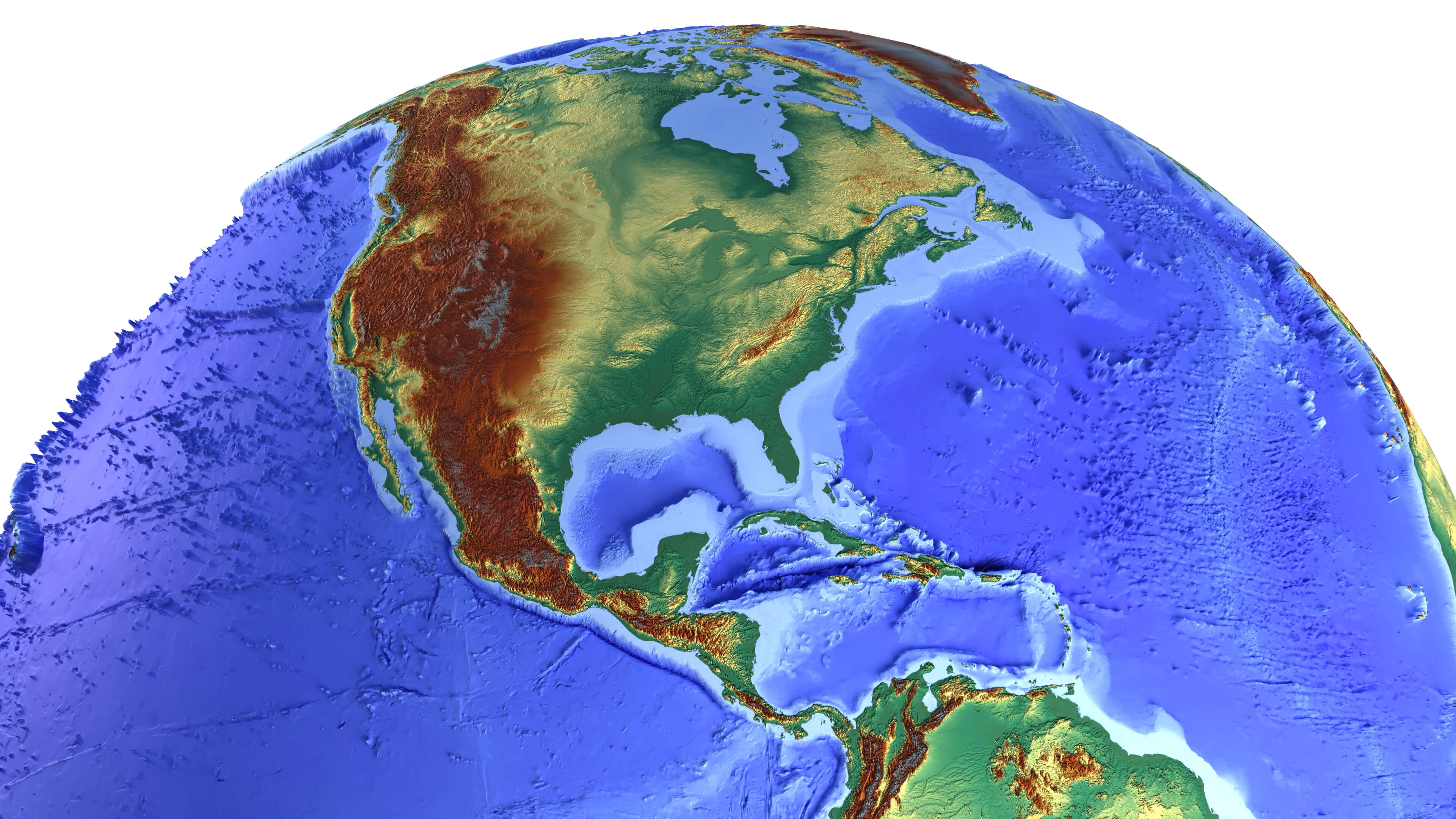 Earth Shaded Natural Globe - 3D Model by 3dstudio