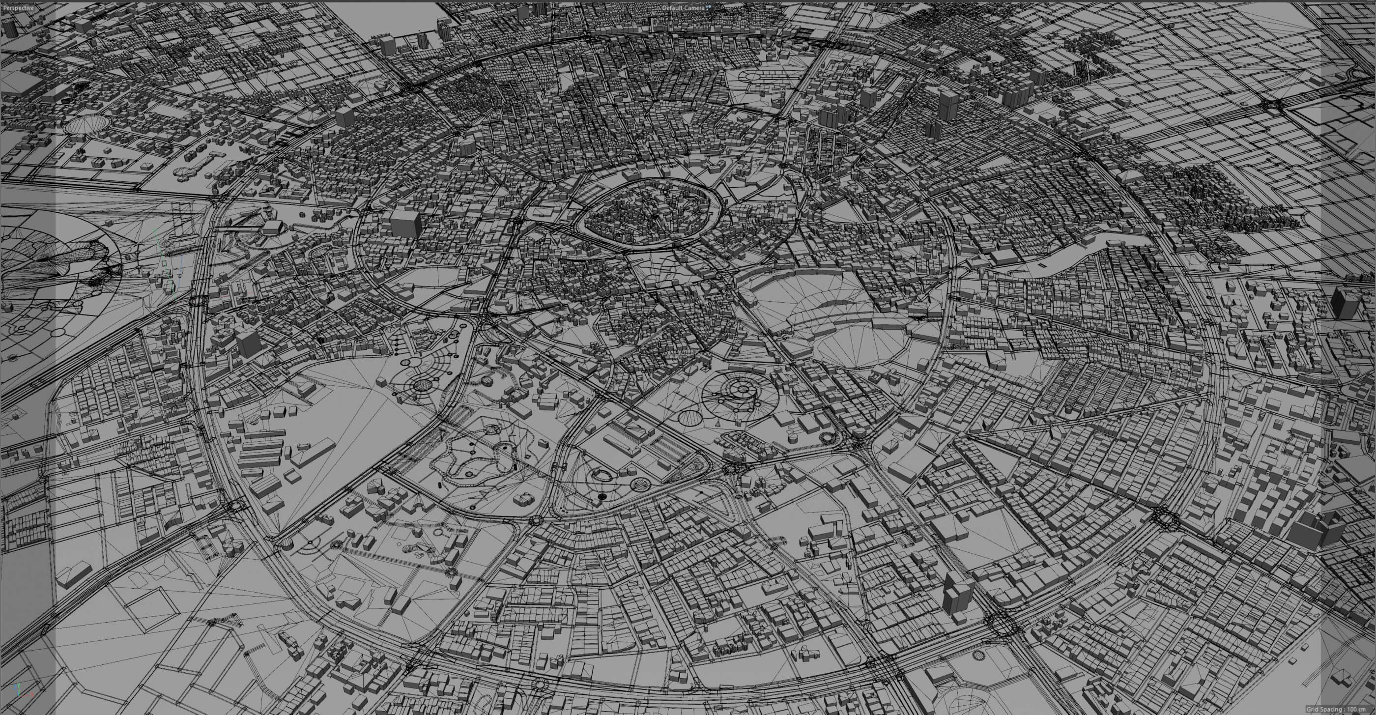 Erbil city Iraq 30km - 3D Model by 3dstudio