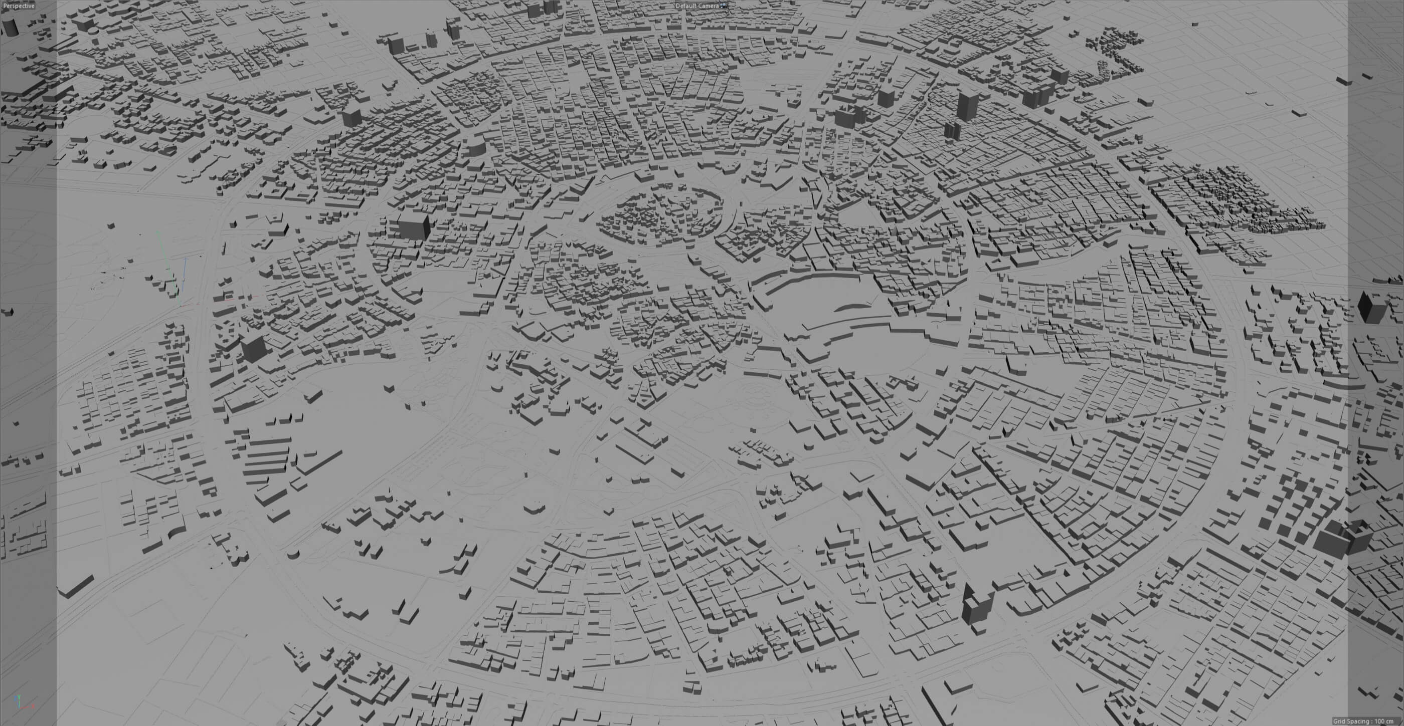 Erbil city Iraq 30km - 3D Model by 3dstudio