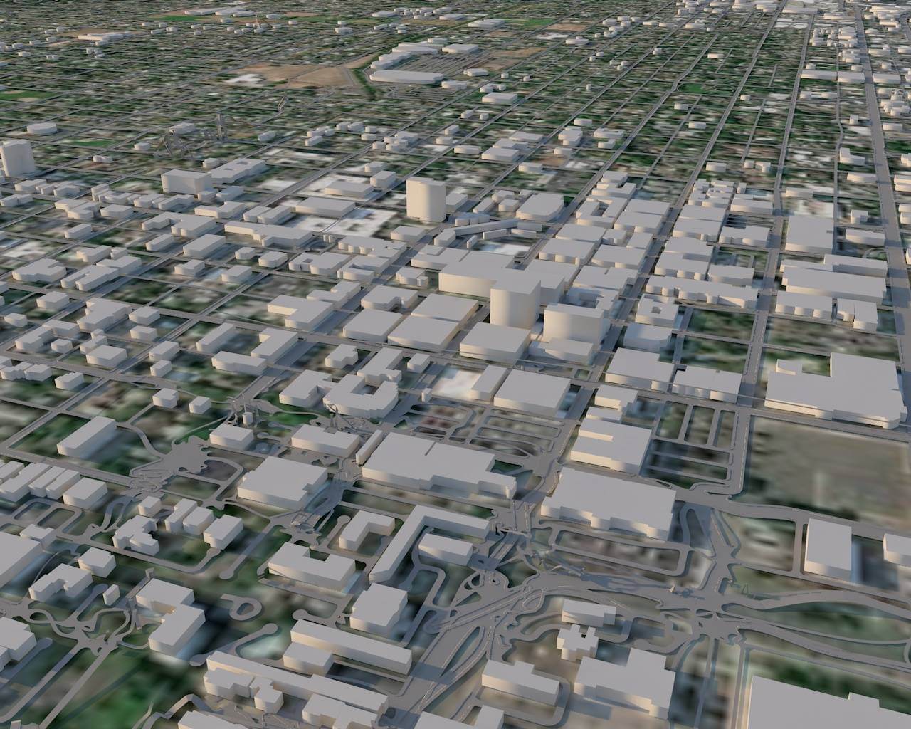 Eugene Oregon - 3D Model by 3dstudio