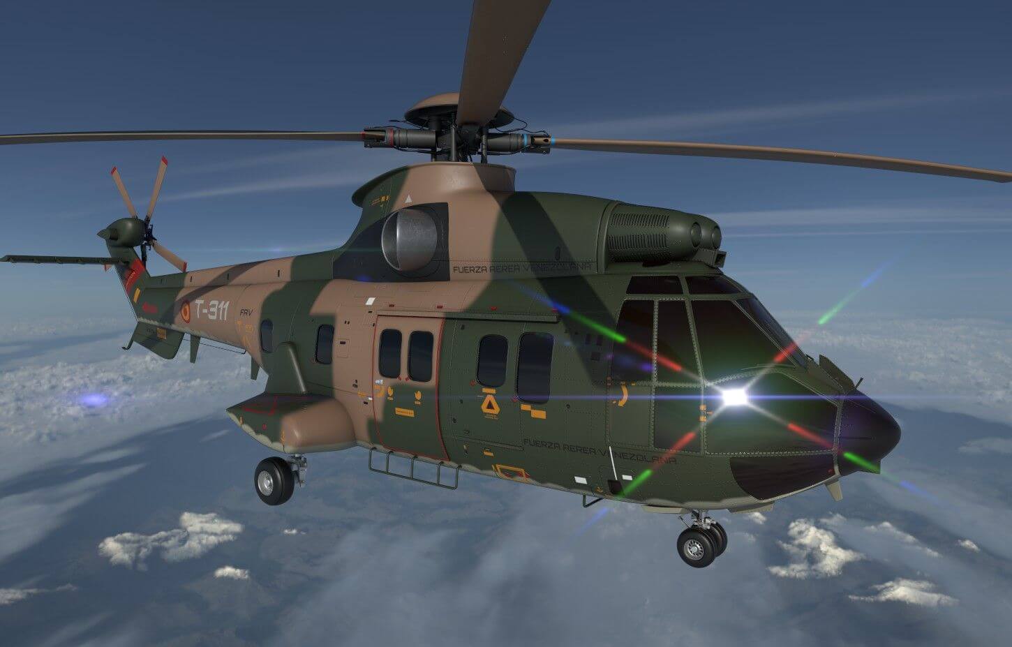 Eurocopter AS332 Superpuma - 3D Model by 3dstudio