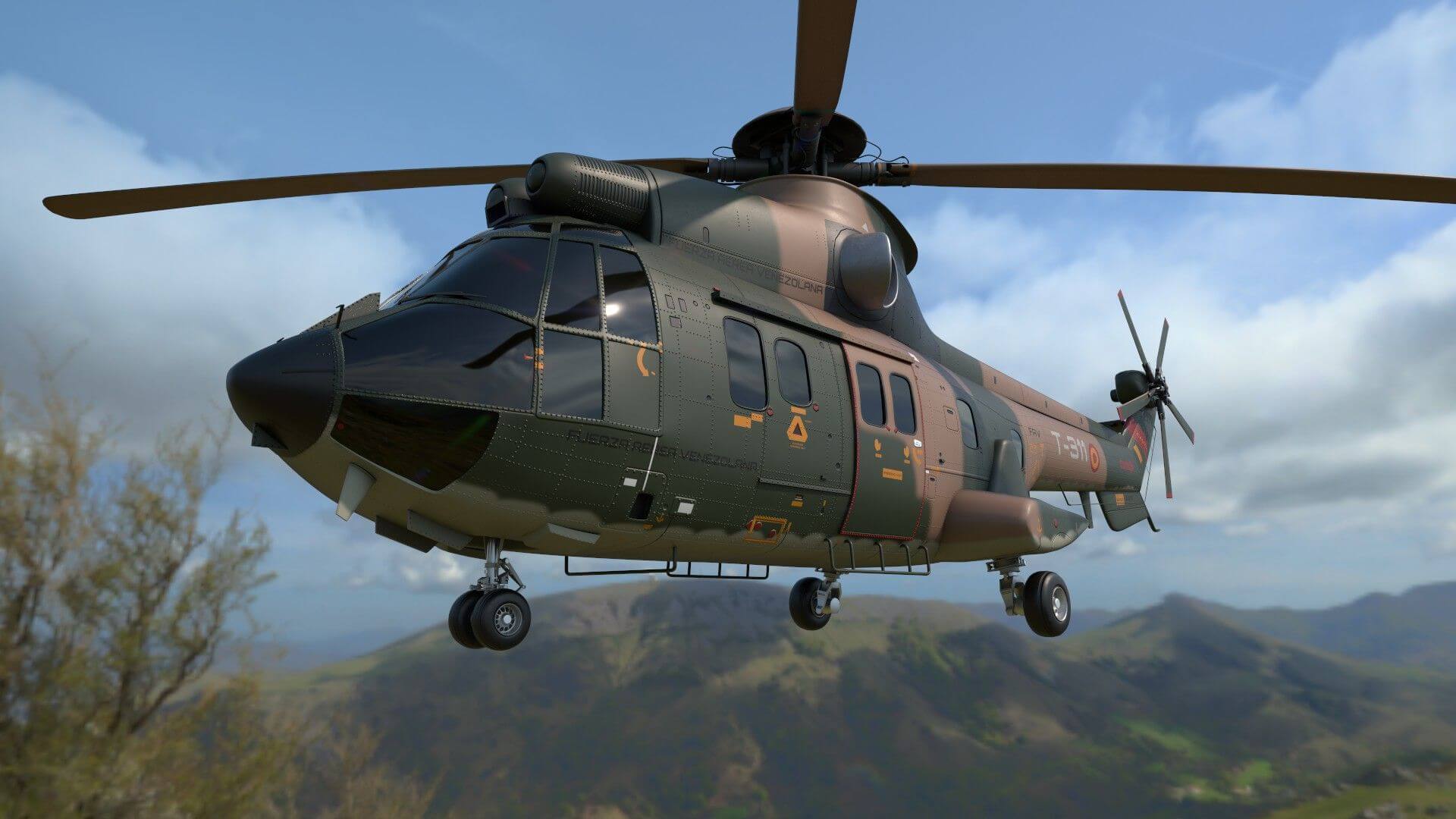 Eurocopter AS332 Superpuma - 3D Model by 3dstudio